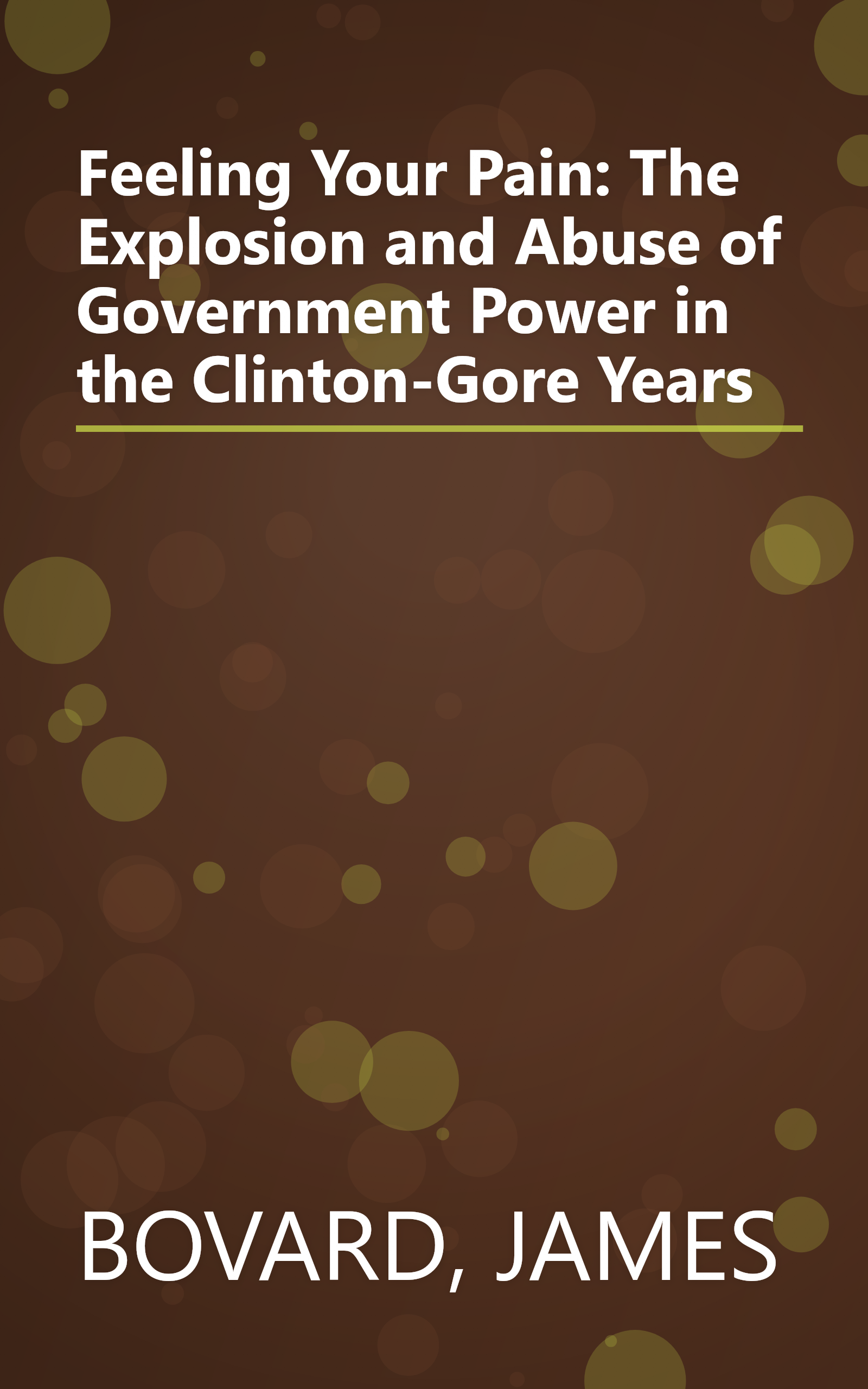Feeling Your Pain: The Explosion and Abuse of Government Power in the Clinton-Gore Years book cover