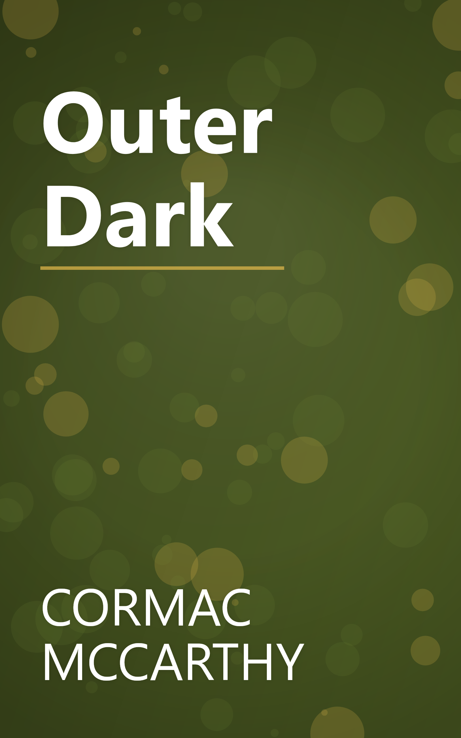 Outer Dark book cover