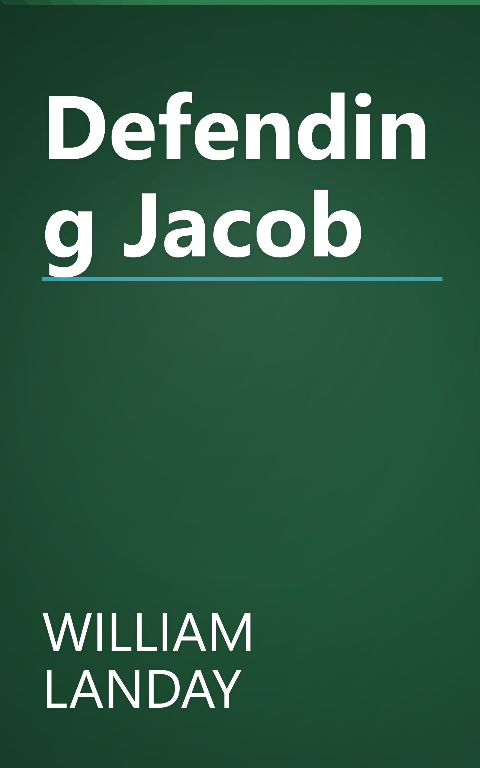 Defending Jacob book cover
