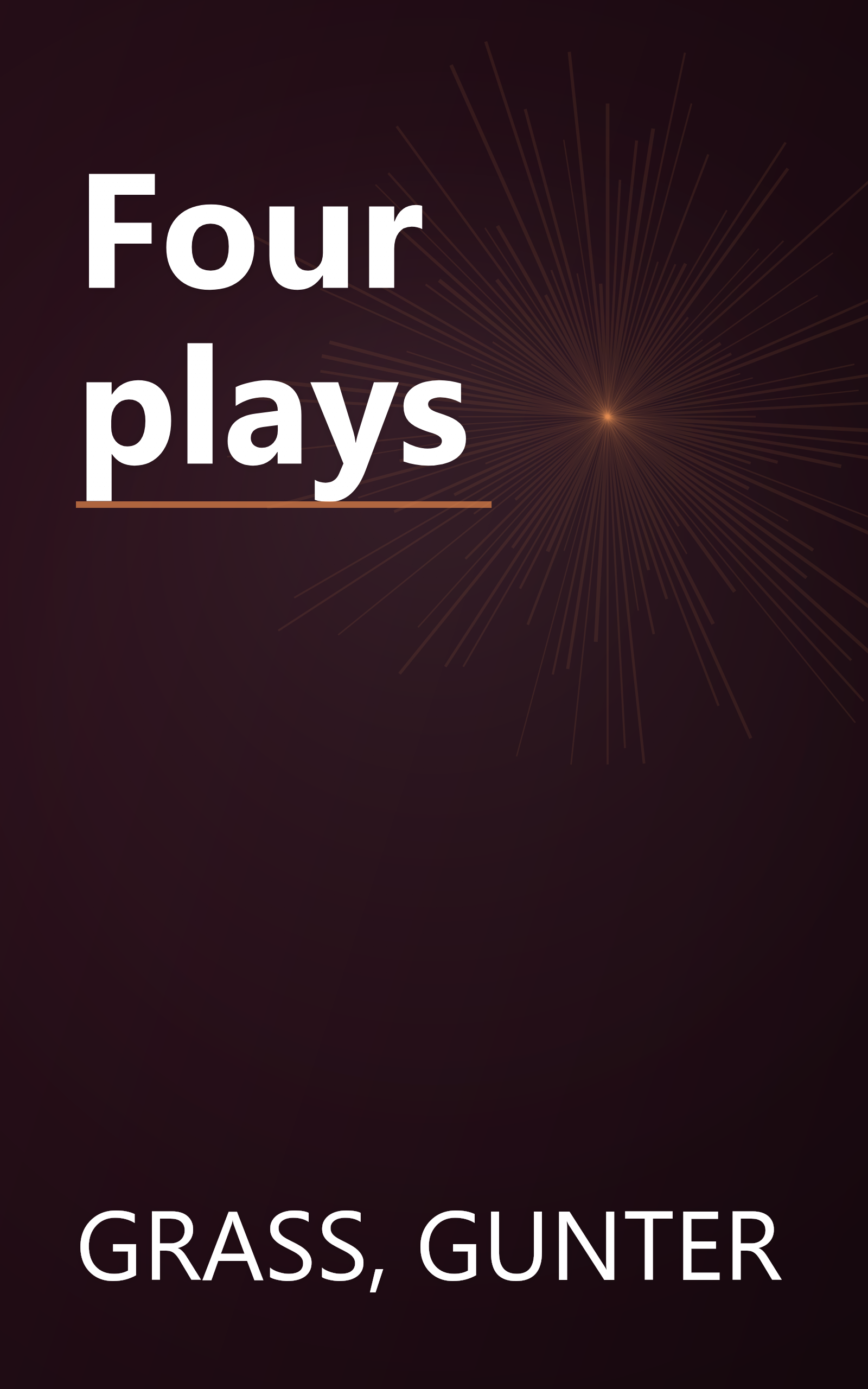 Four plays book cover
