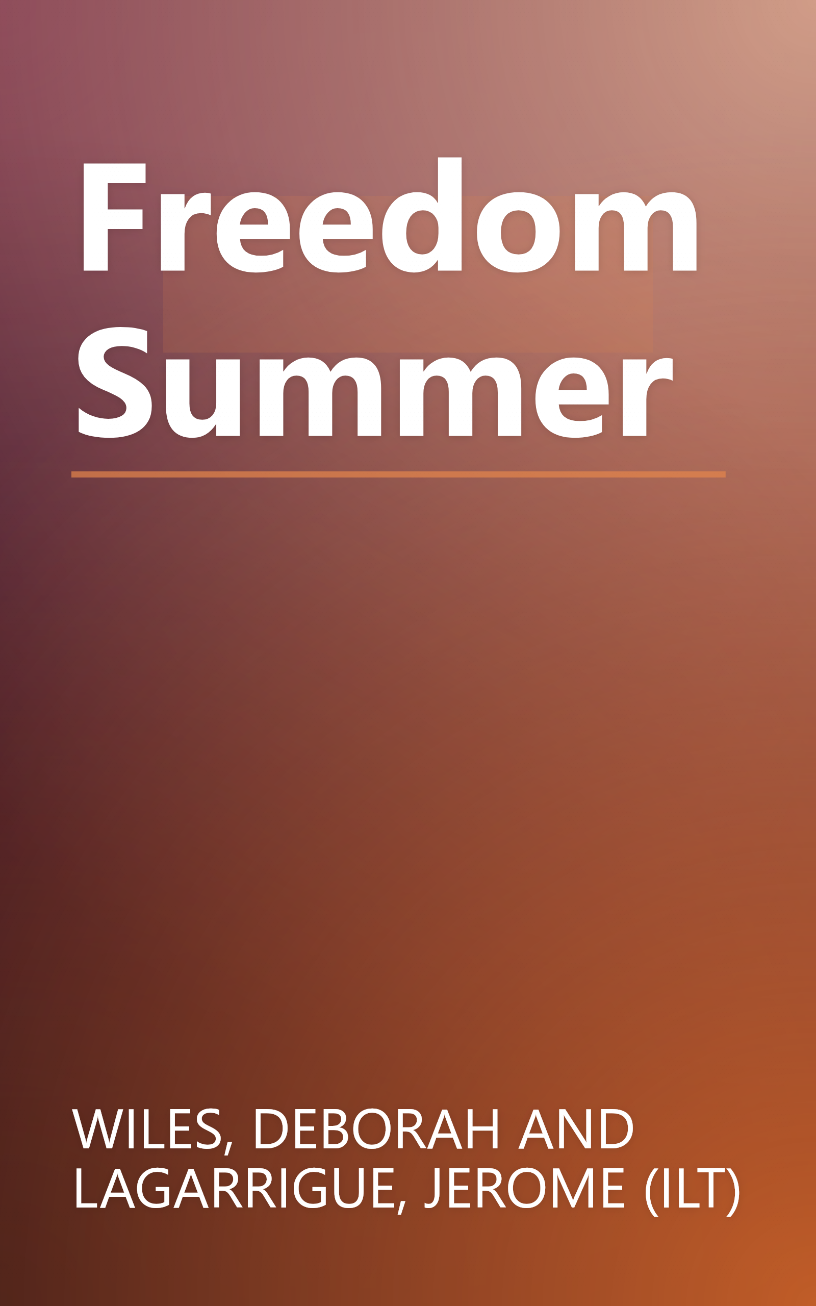 Freedom Summer book cover