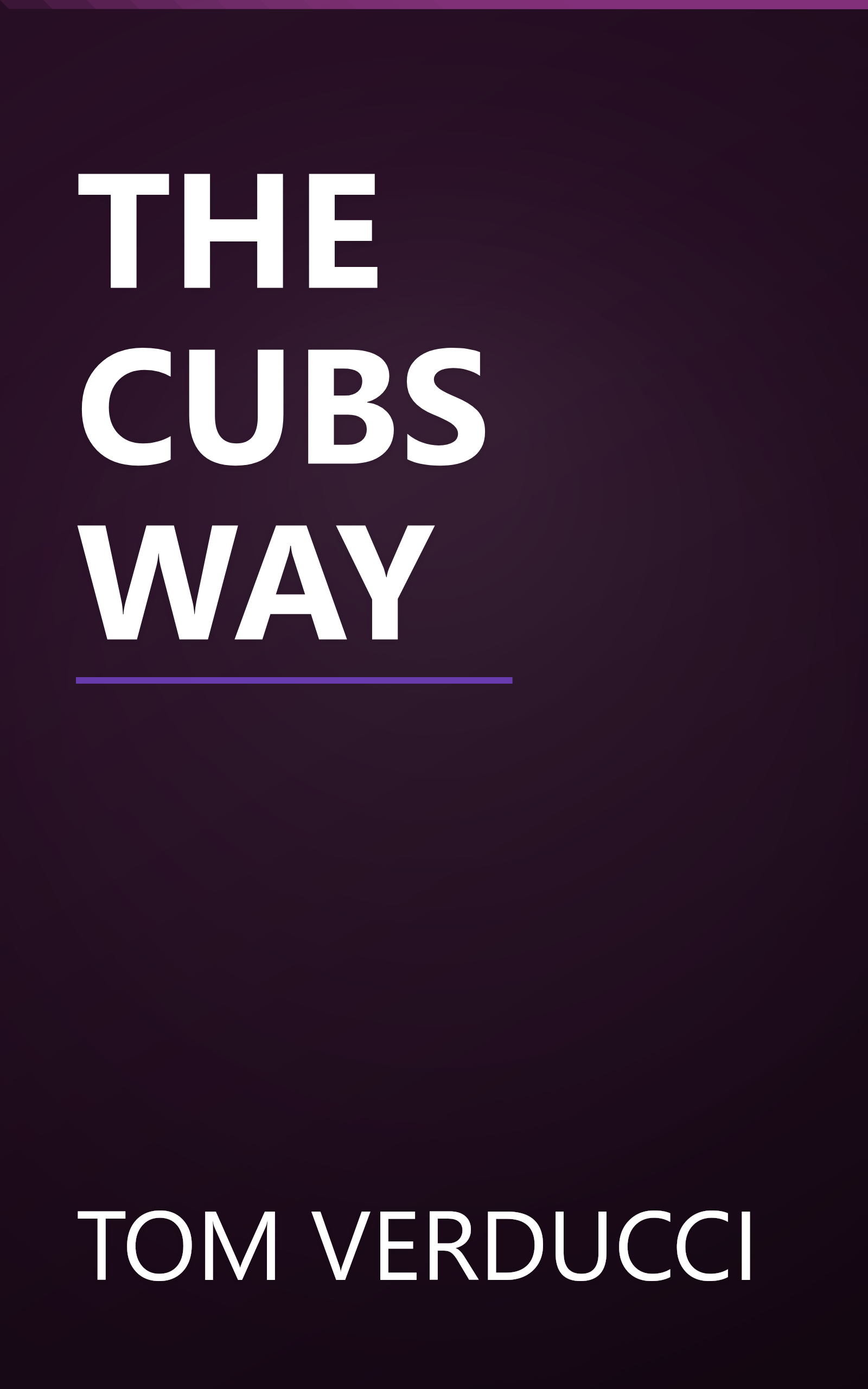 THE CUBS WAY book cover