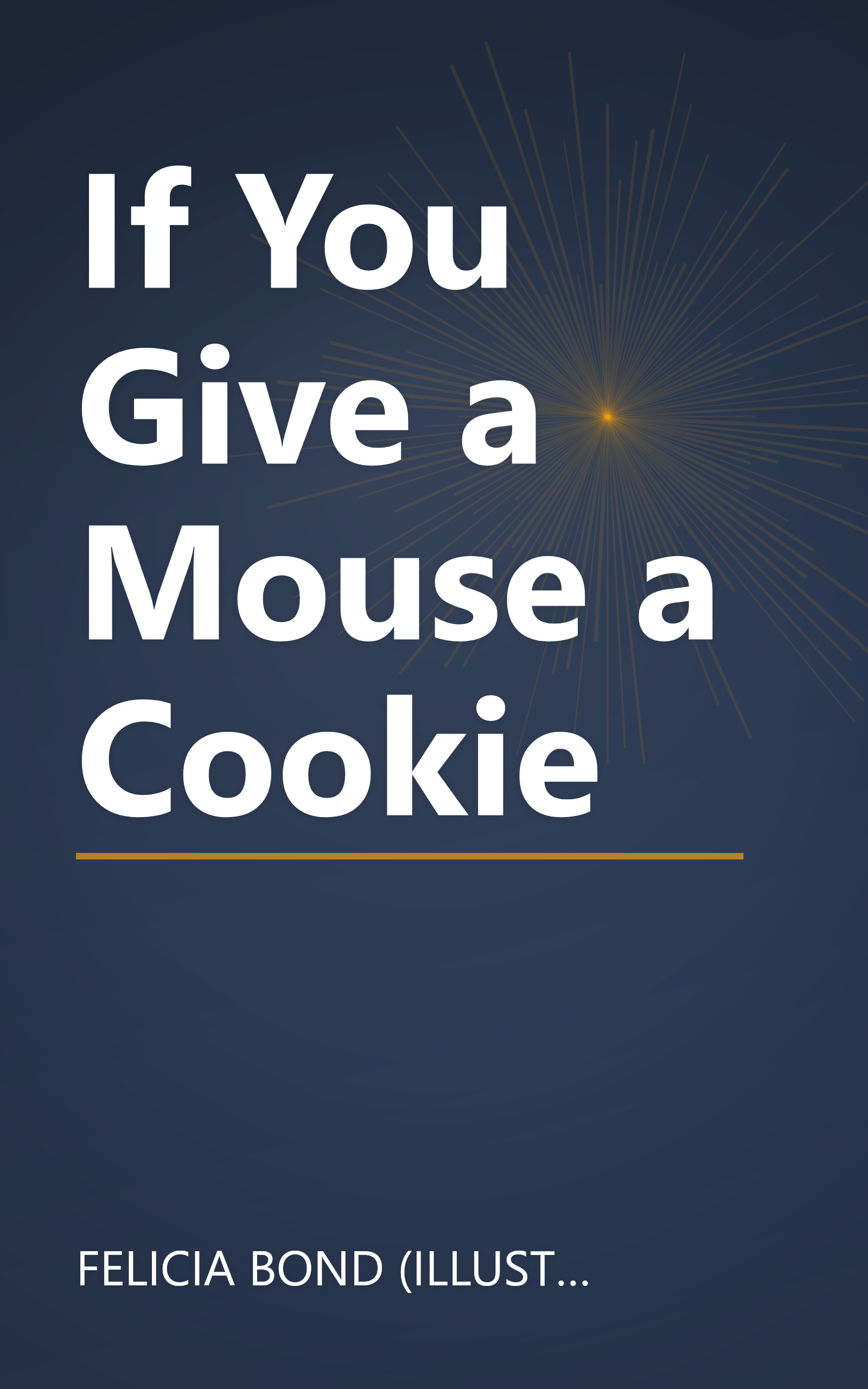 If You Give a Mouse a Cookie book cover