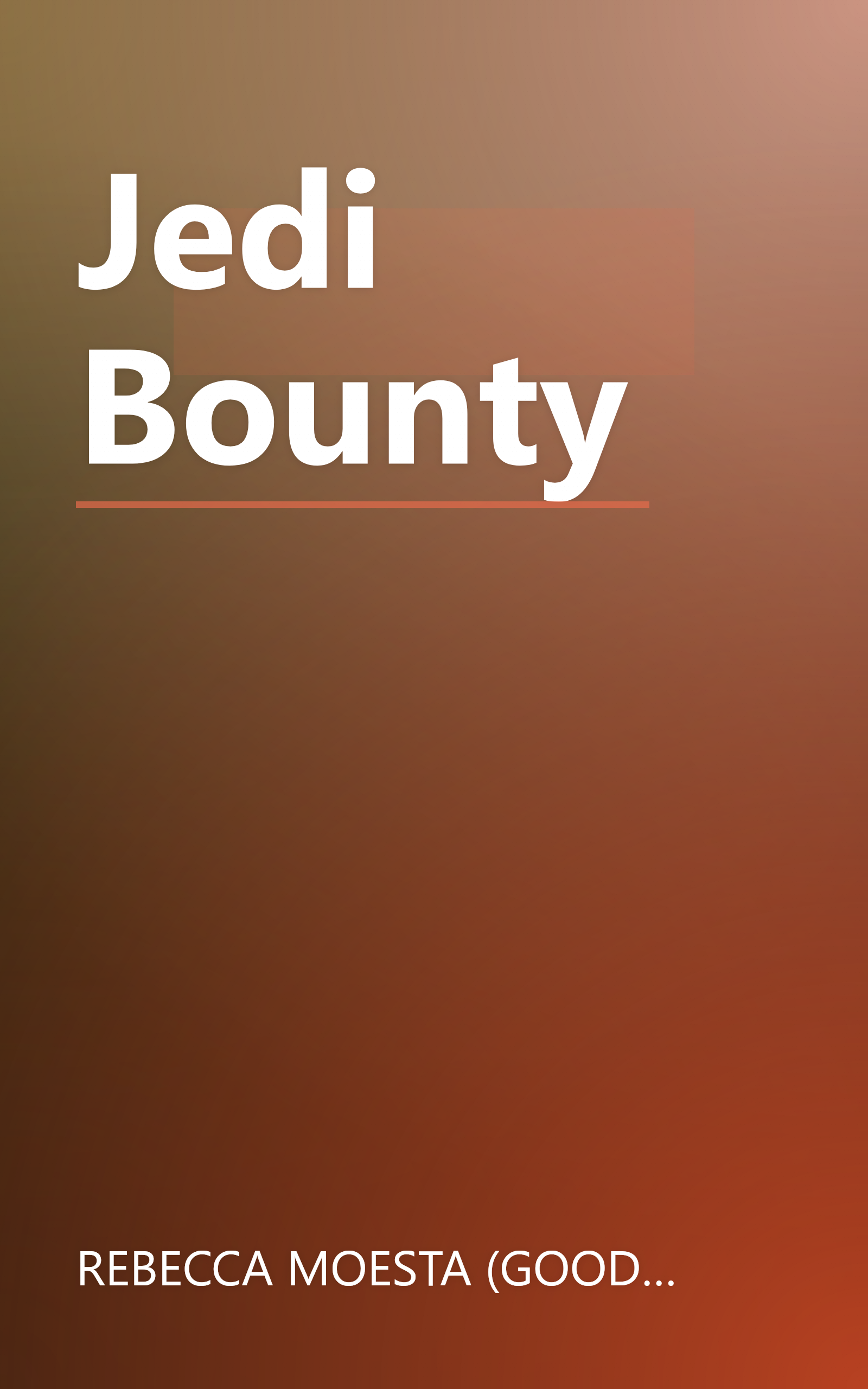 Jedi Bounty book cover