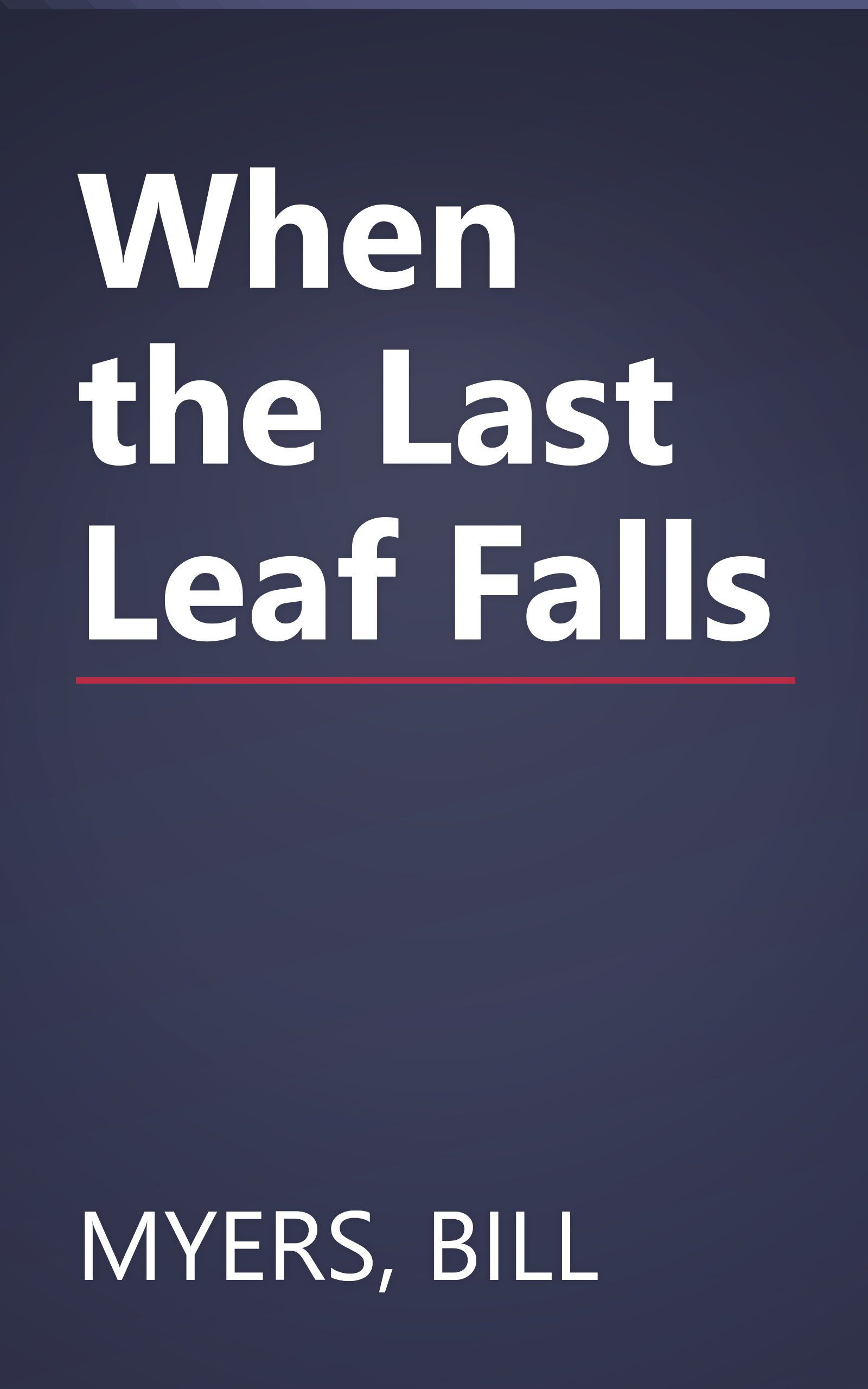 When the Last Leaf Falls book cover