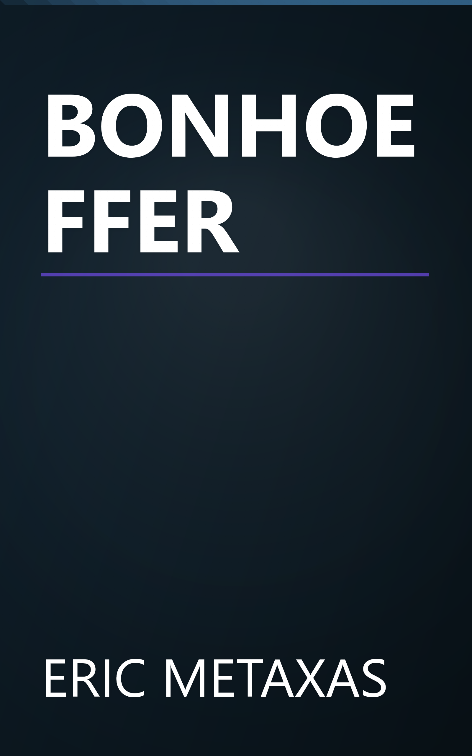 BONHOEFFER book cover