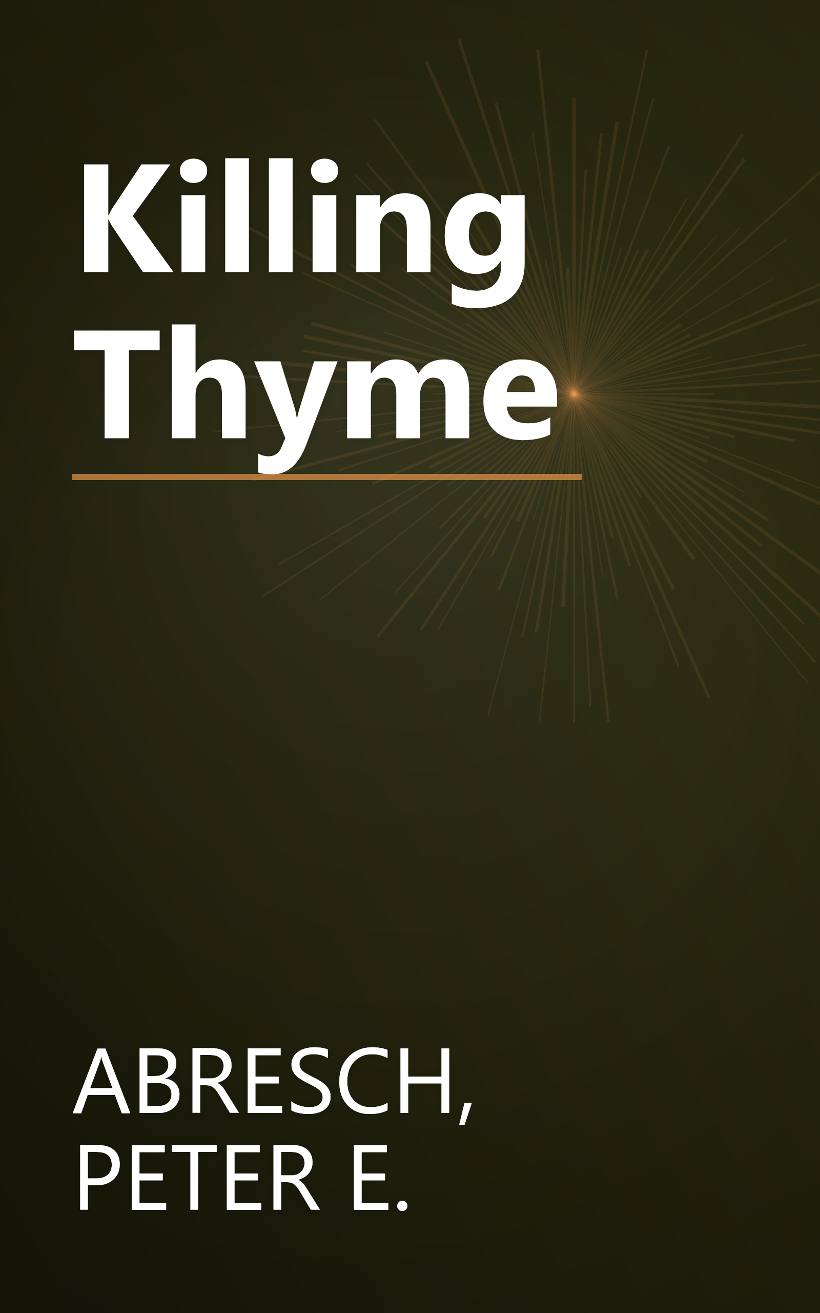 Killing Thyme book cover