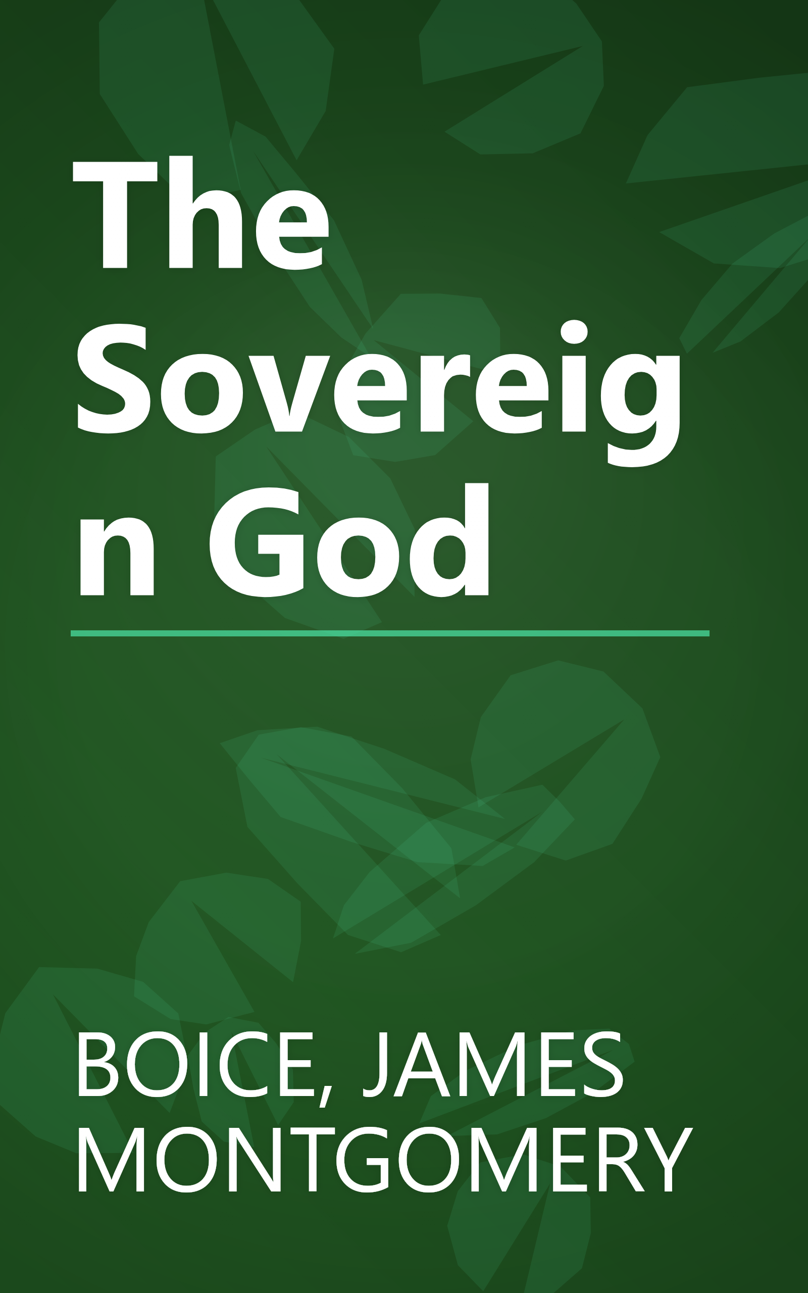 The Sovereign God book cover