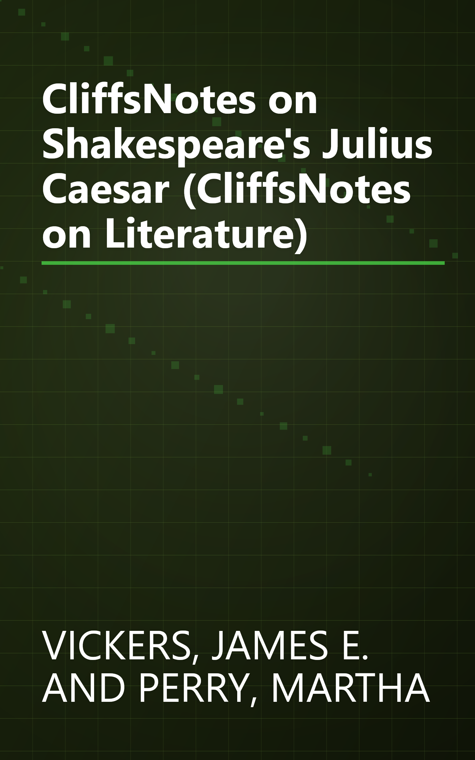 CliffsNotes on Shakespeare's Julius Caesar (CliffsNotes on Literature) book cover