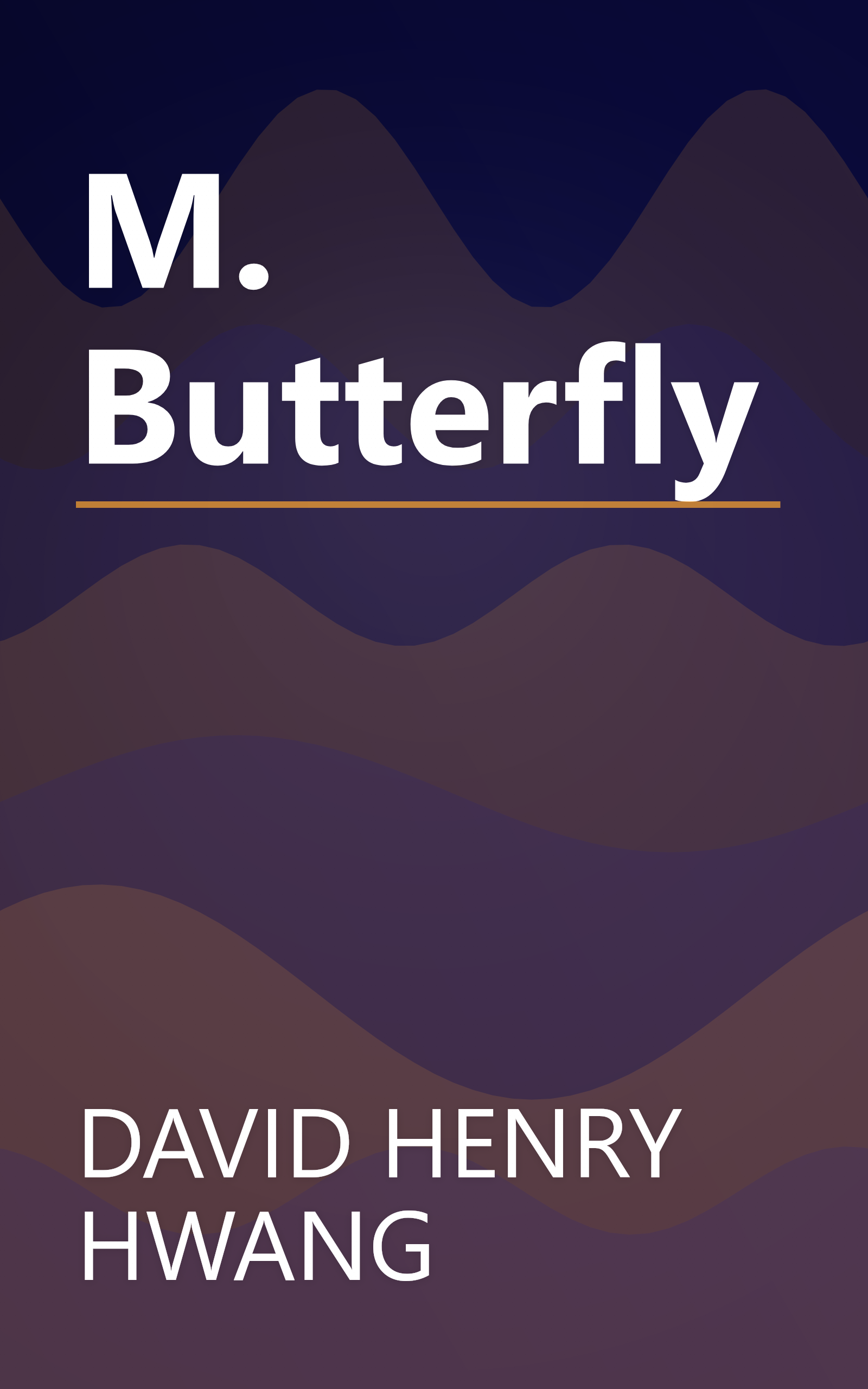 M. Butterfly book cover