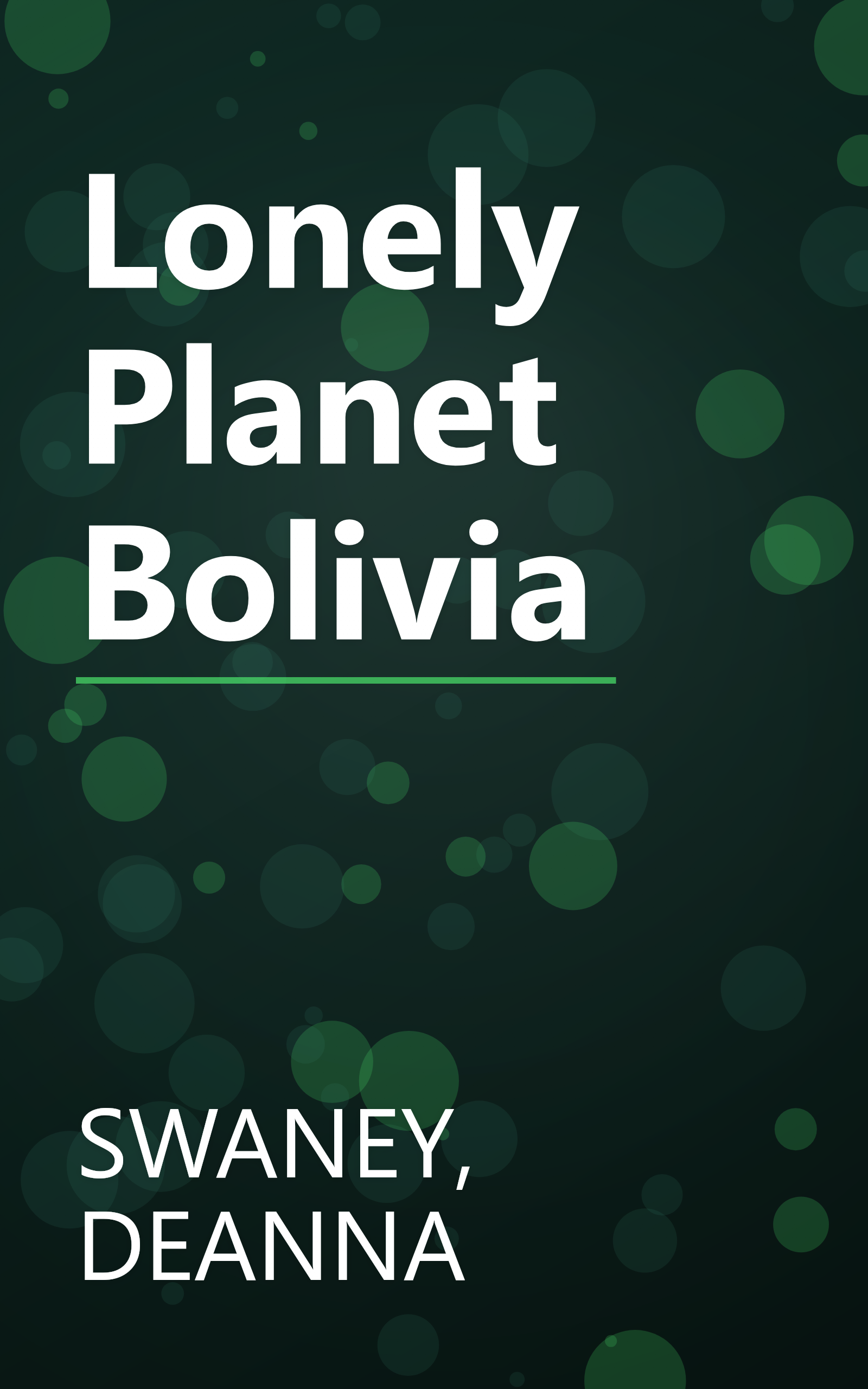 Lonely Planet Bolivia book cover