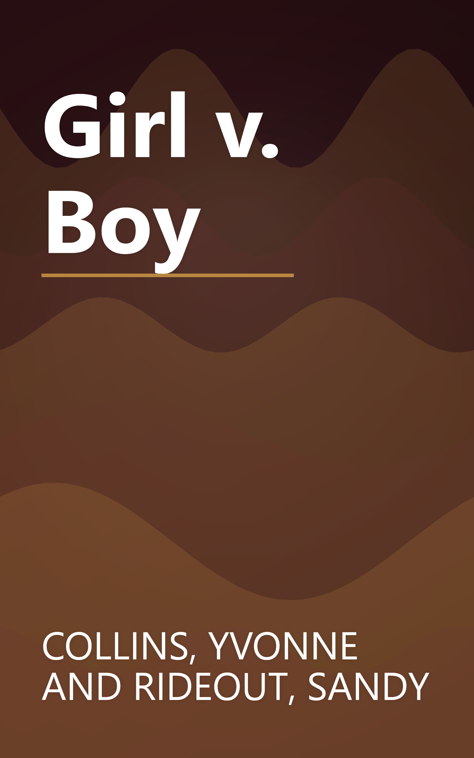 Girl v. Boy book cover