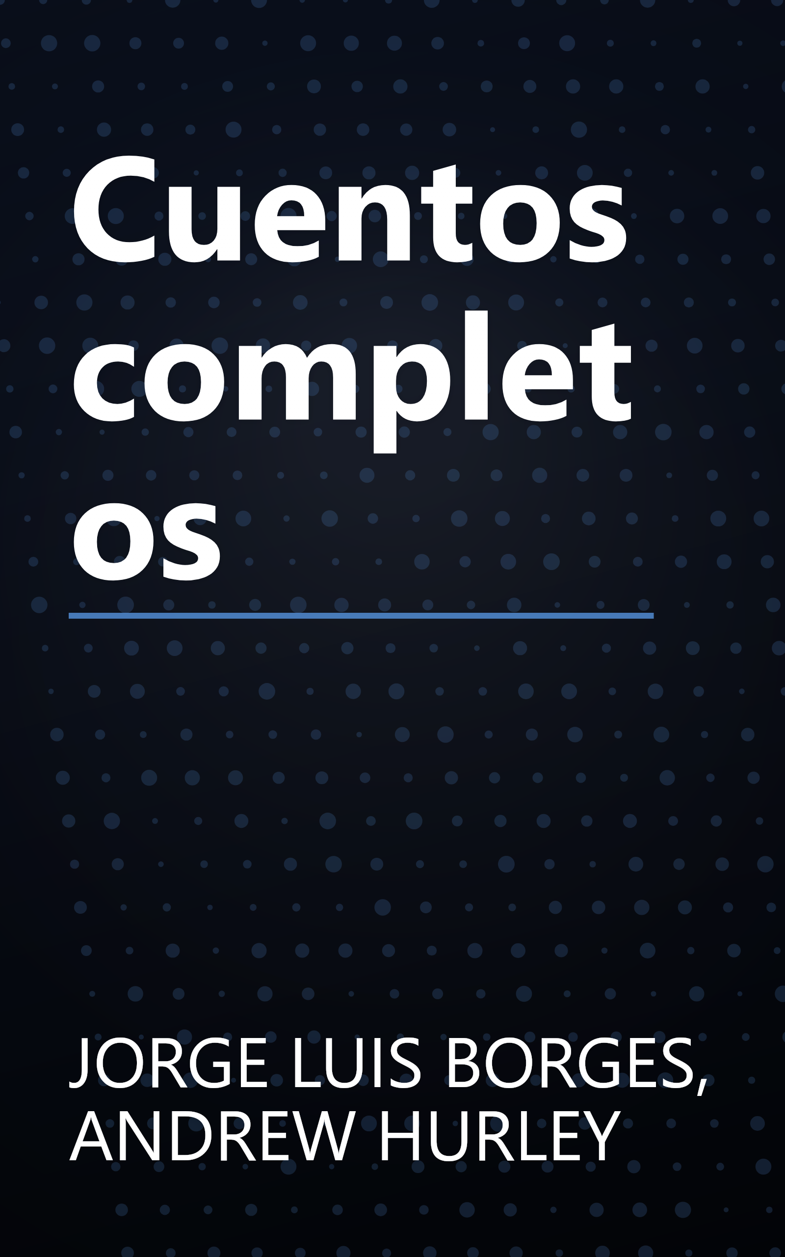 Cuentos completos book cover