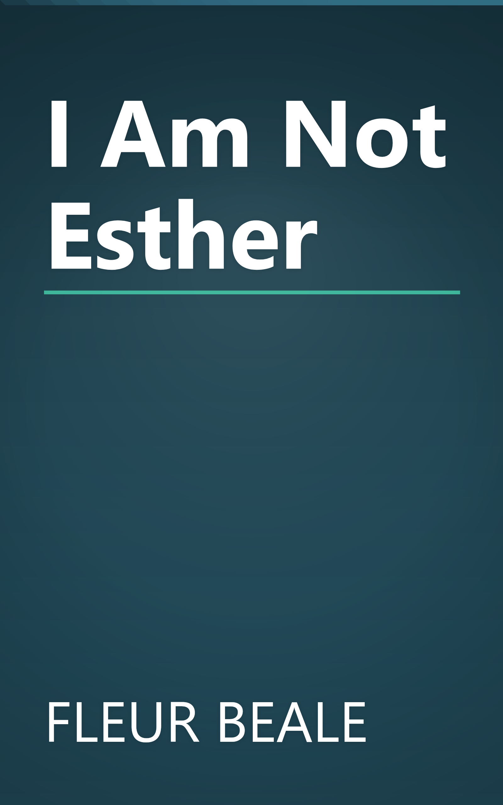 I Am Not Esther book cover