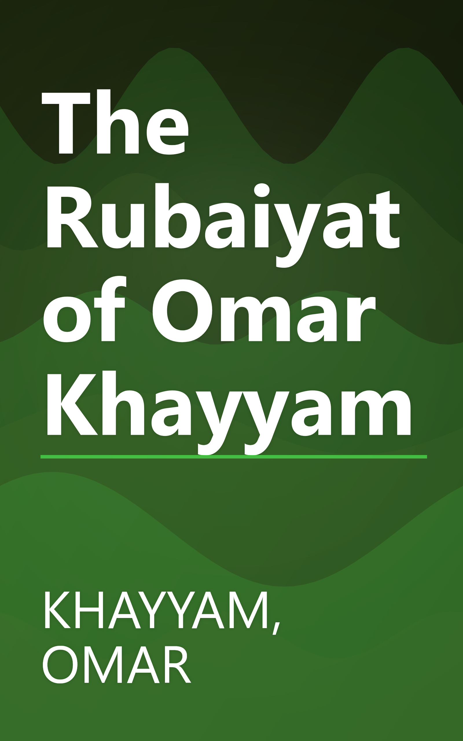 The Rubaiyat of Omar Khayyam book cover