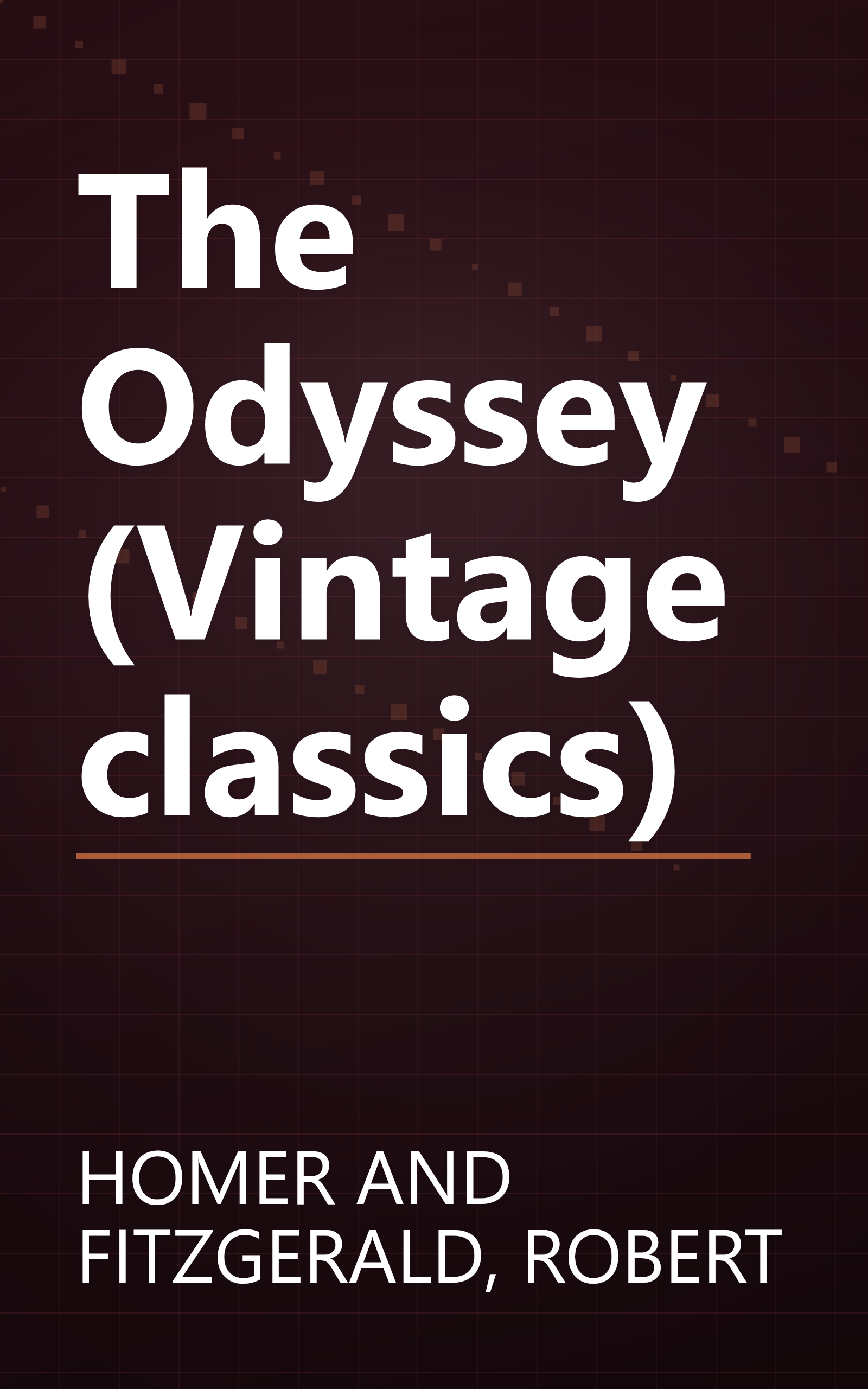 The Odyssey (Vintage classics) book cover