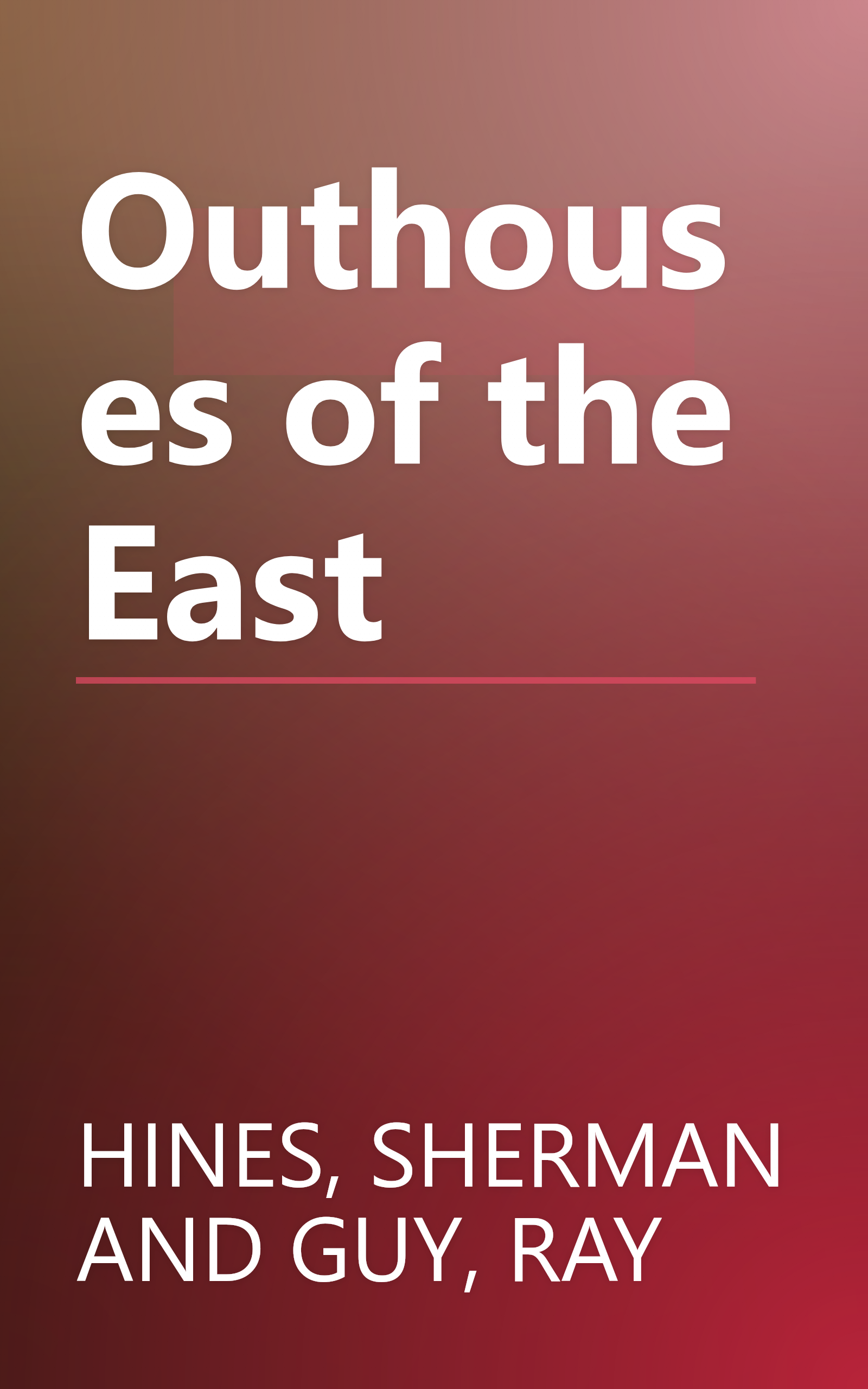 Outhouses of the East book cover