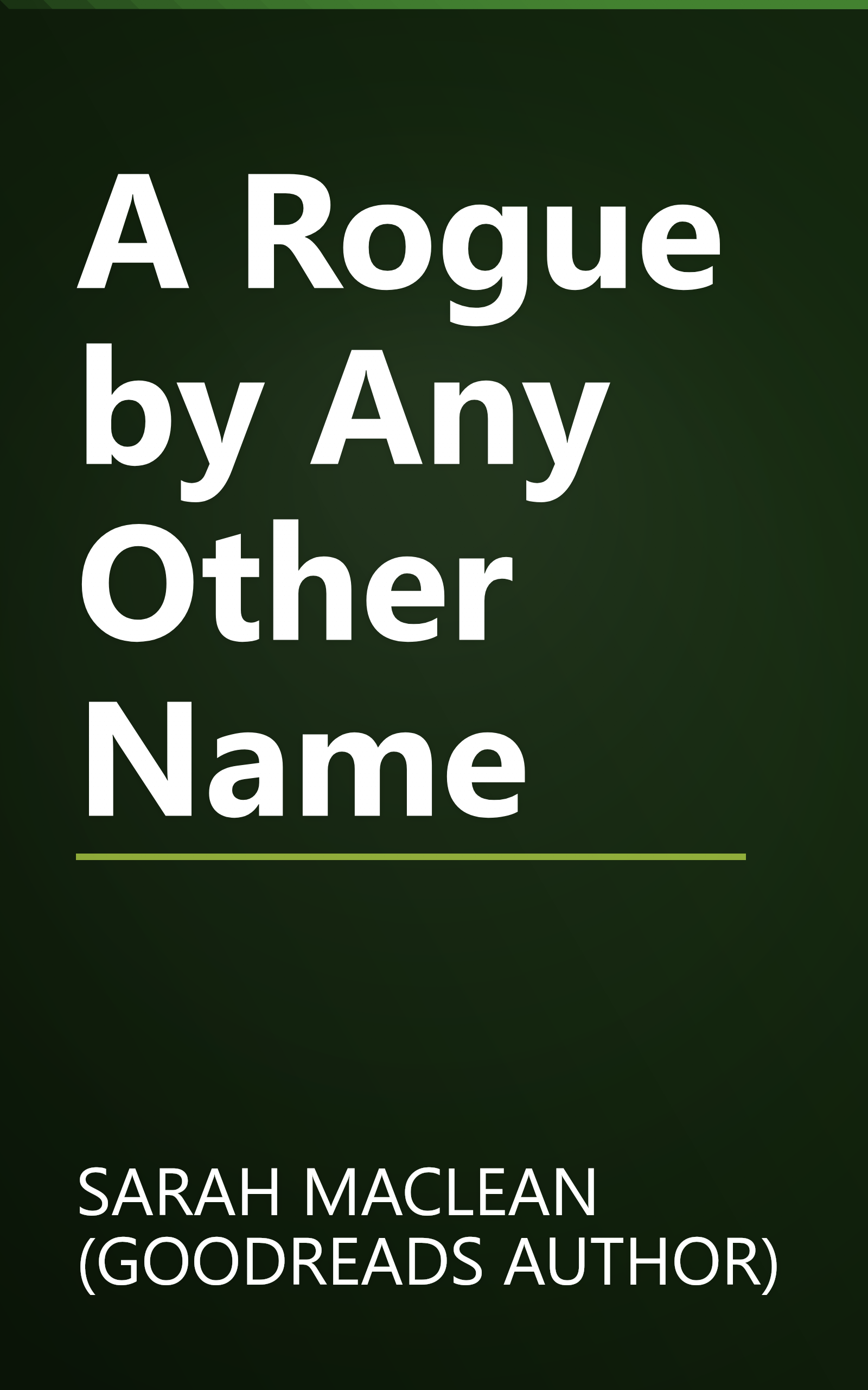 A Rogue by Any Other Name book cover