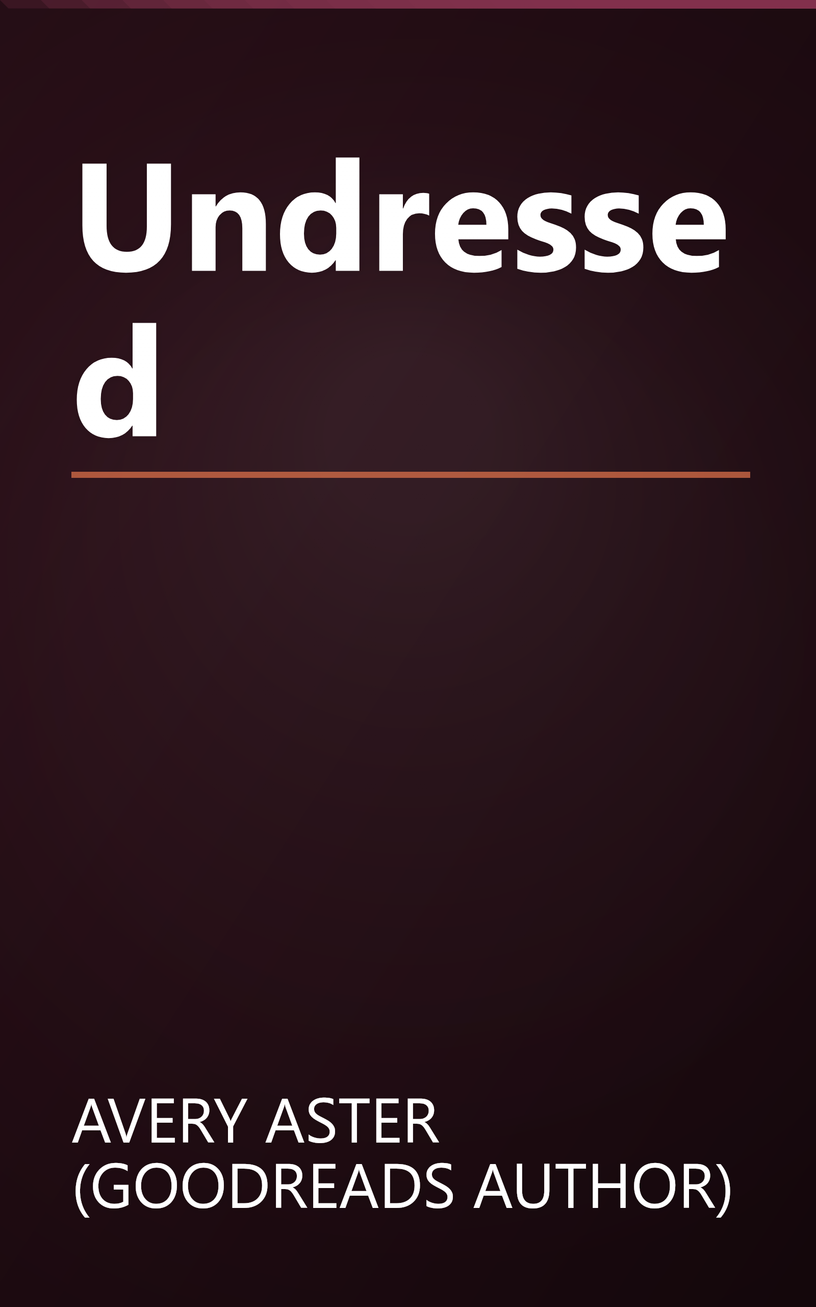 Undressed book cover