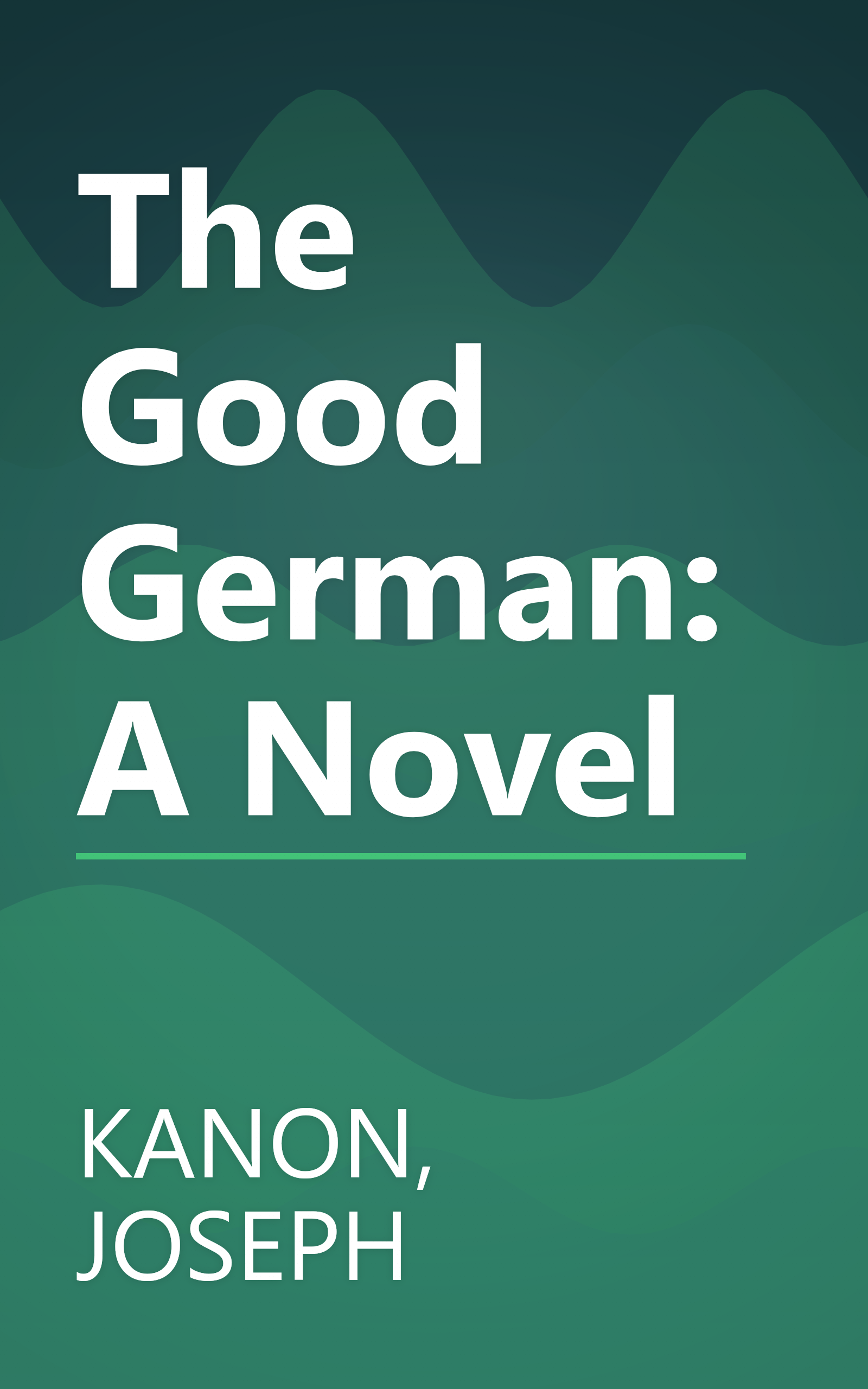The Good German: A Novel book cover