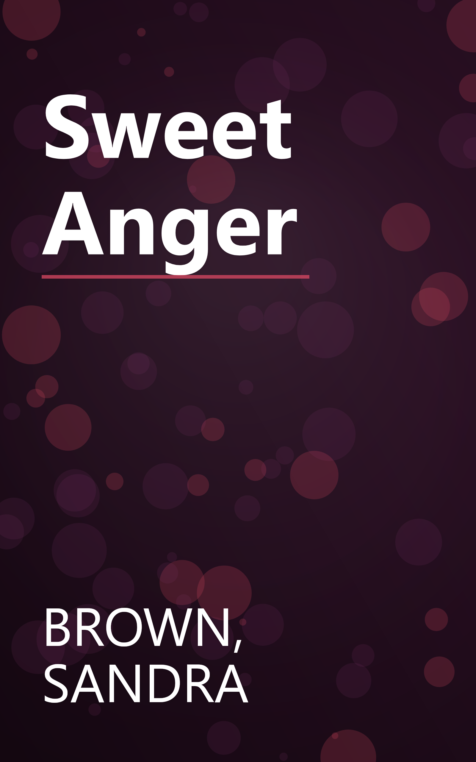 Sweet Anger book cover