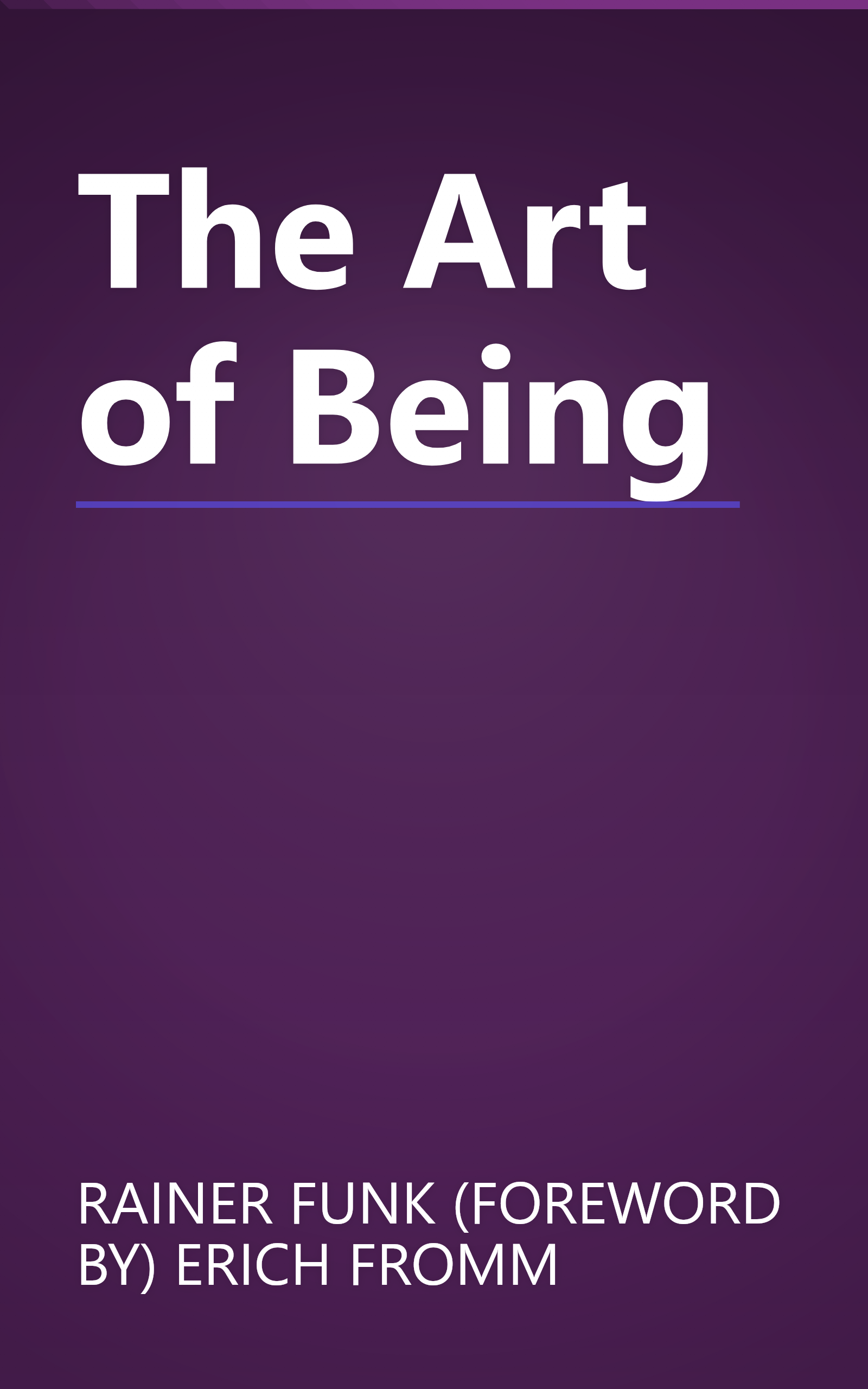 The Art of Being book cover