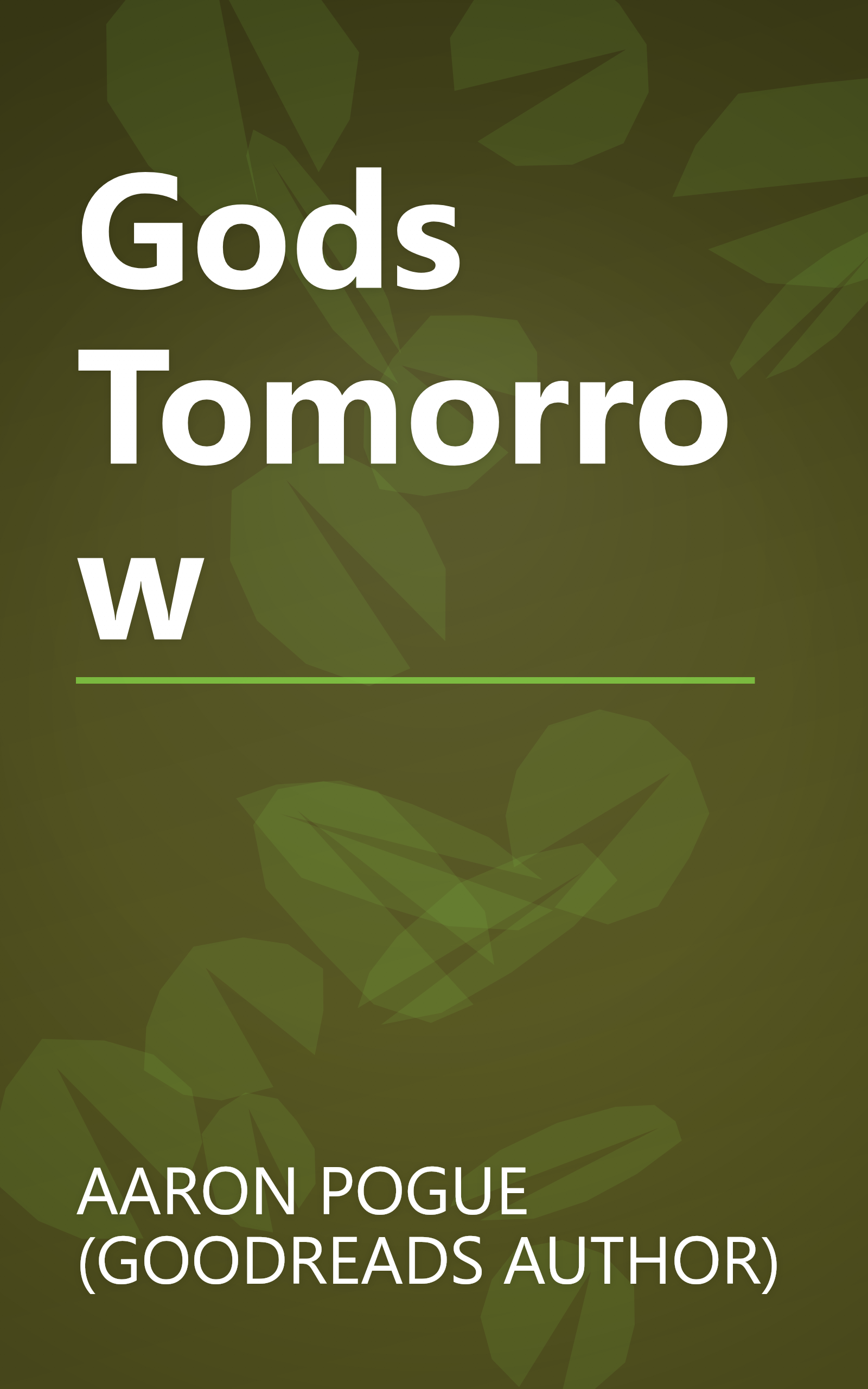 Gods Tomorrow book cover