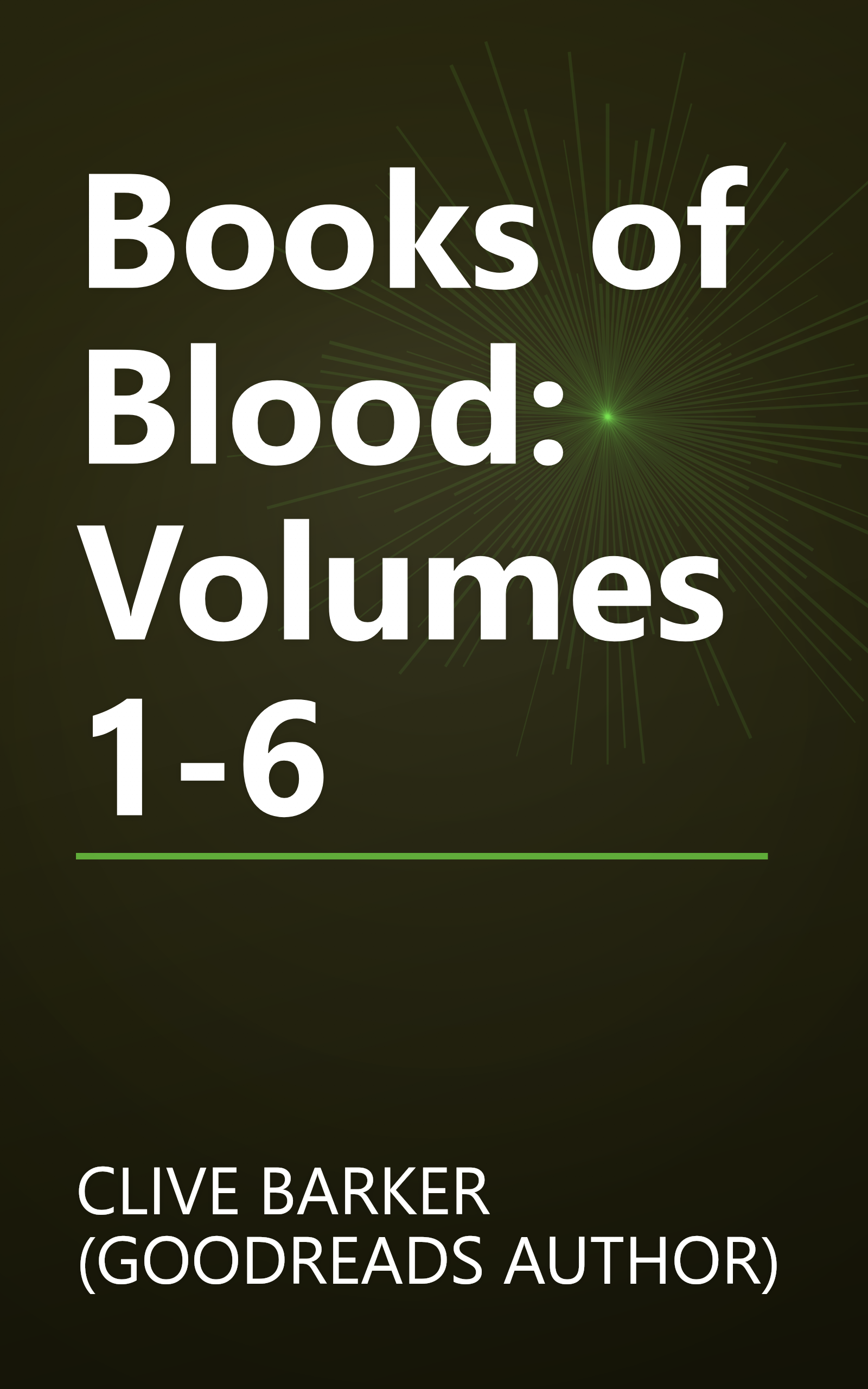 Books of Blood: Volumes 1-6 book cover