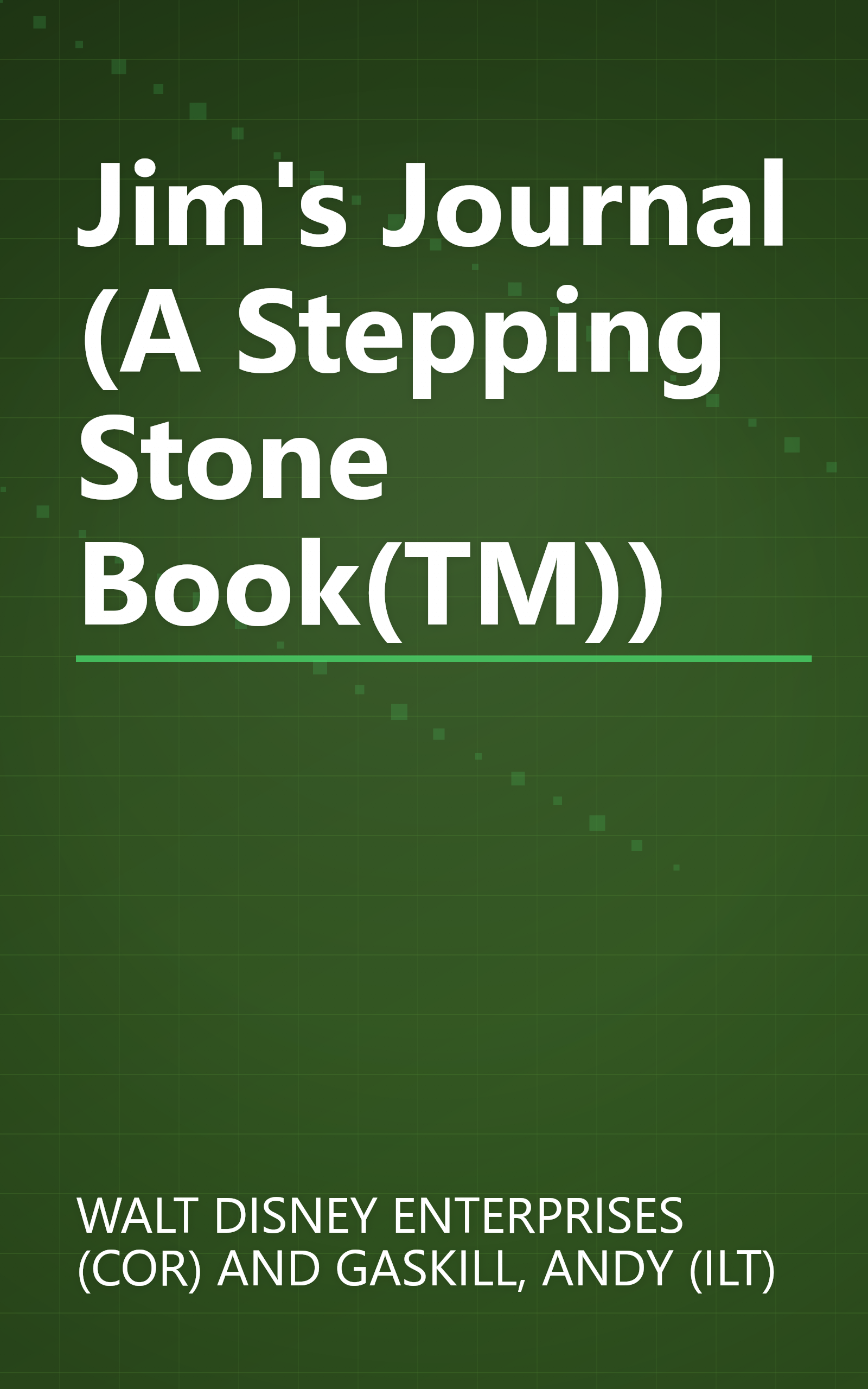 Jim's Journal (A Stepping Stone Book(TM)) book cover