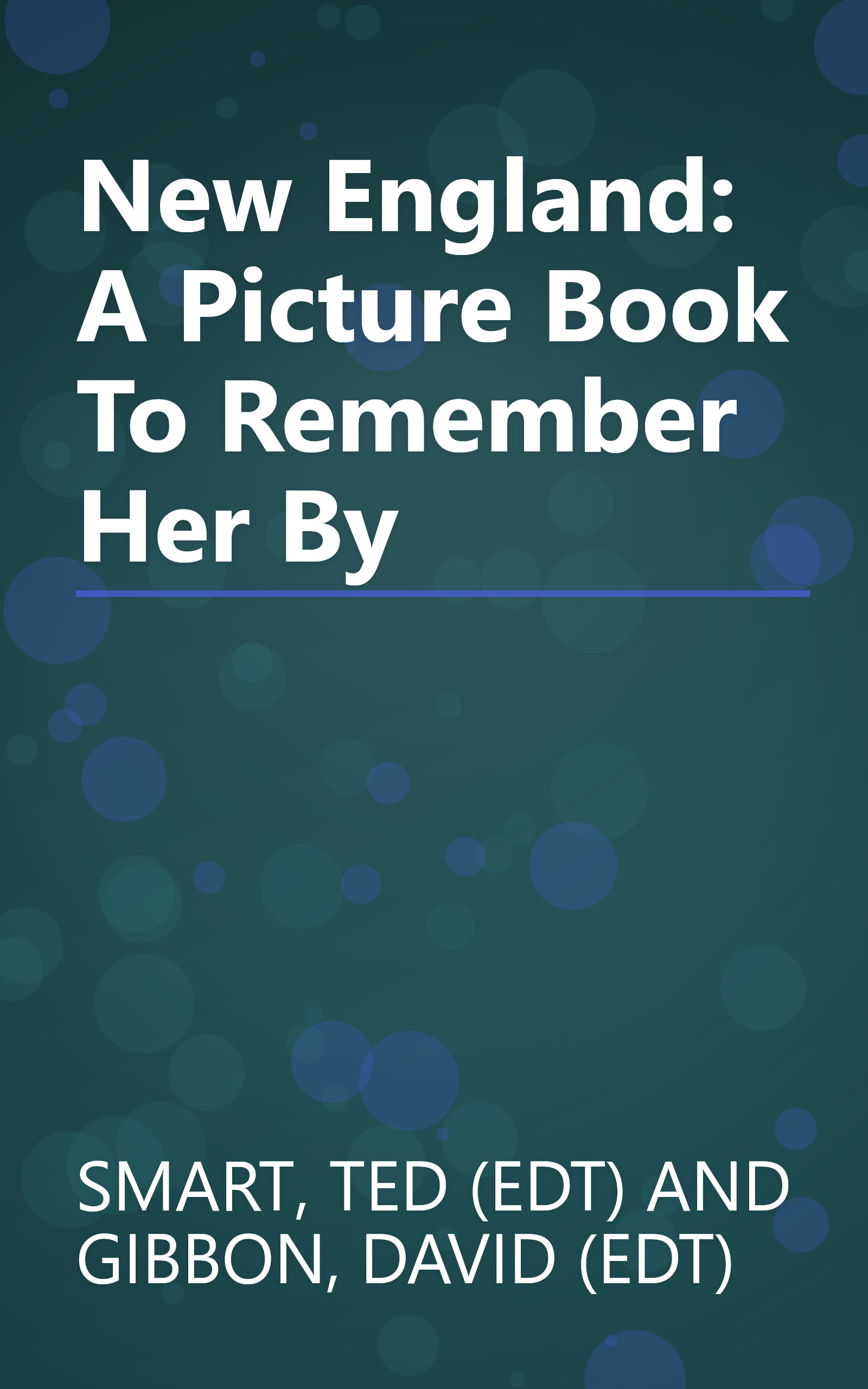 New England: A Picture Book To Remember Her By book cover