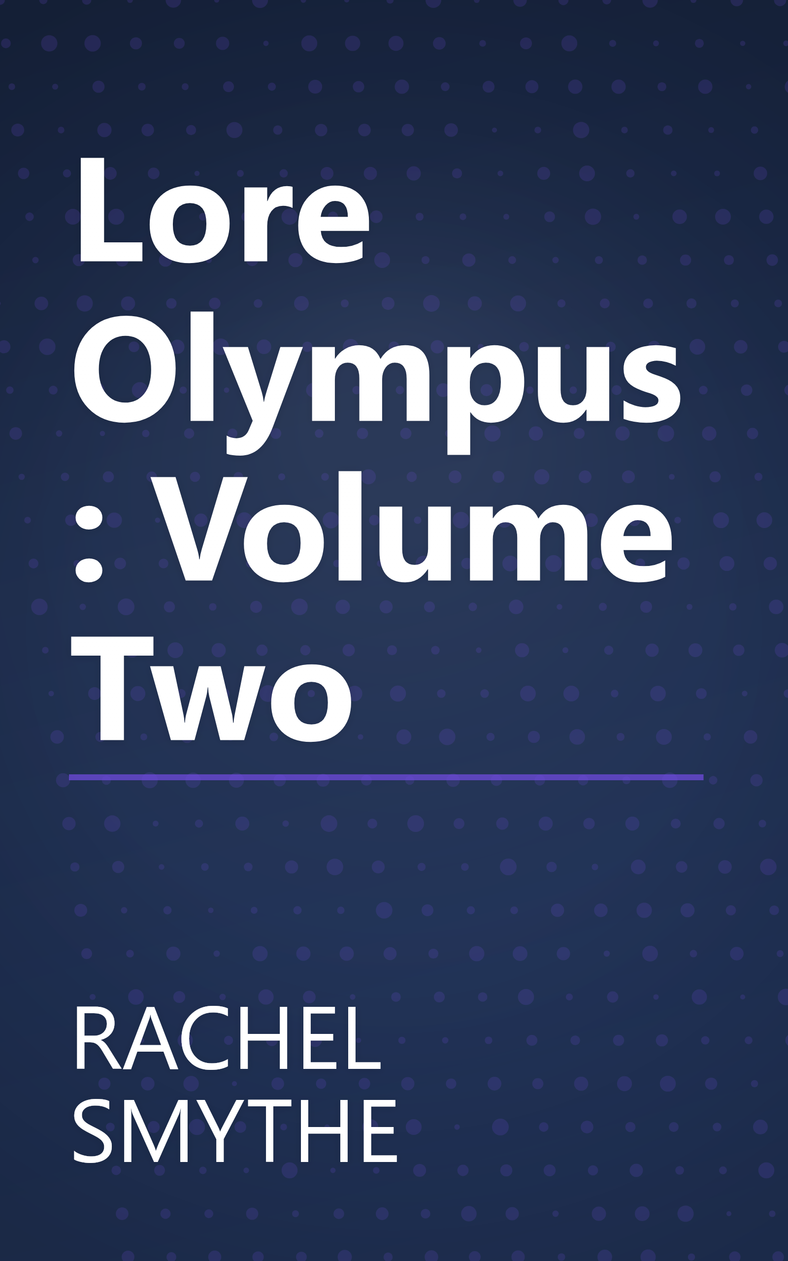 Lore Olympus: Volume Two book cover