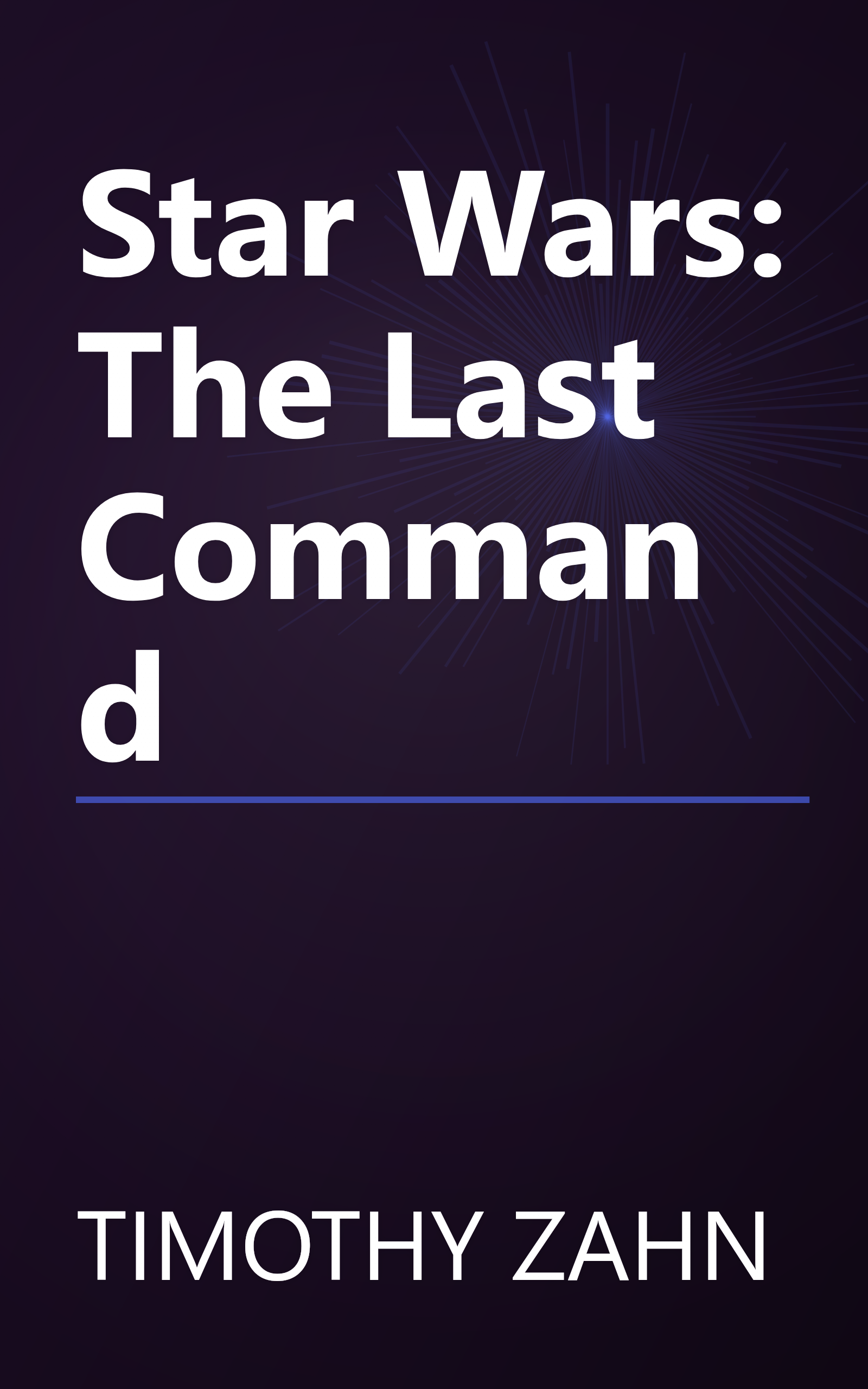 Star Wars: The Last Command book cover