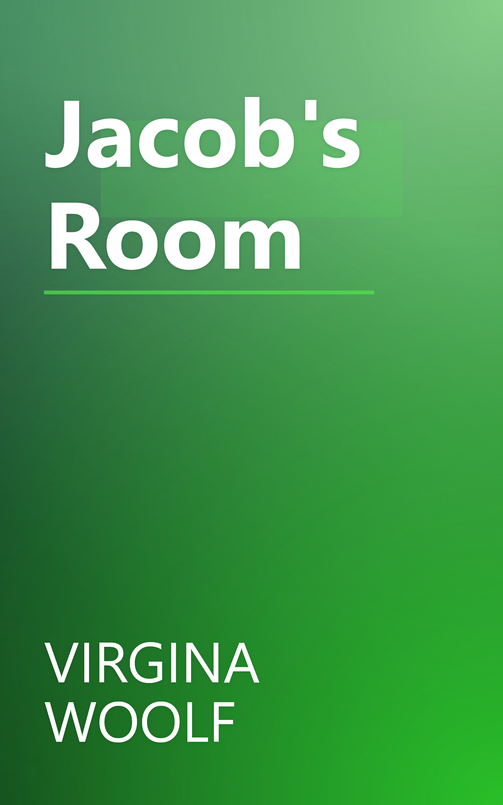 Jacob's Room book cover