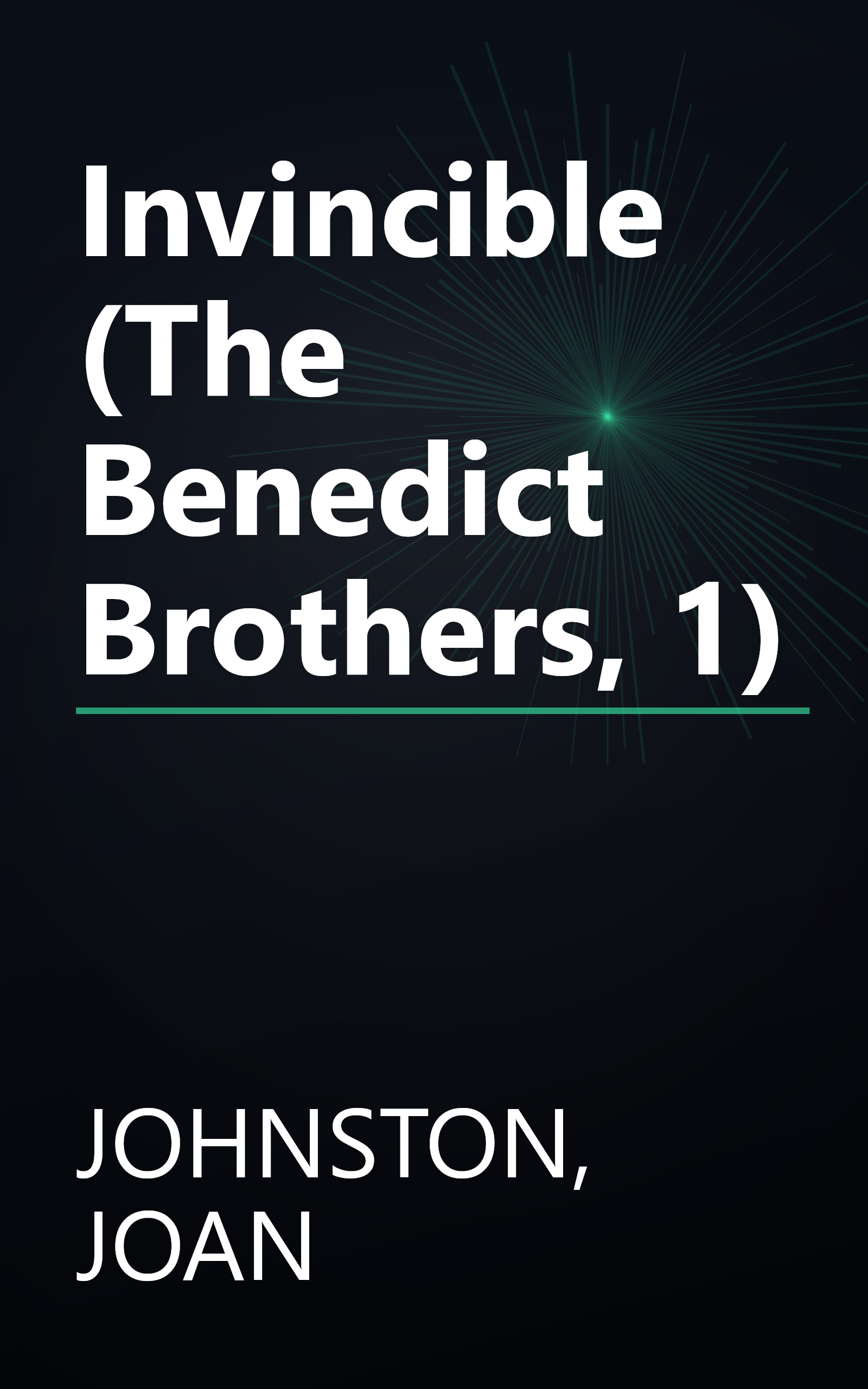 Invincible (The Benedict Brothers, 1) book cover