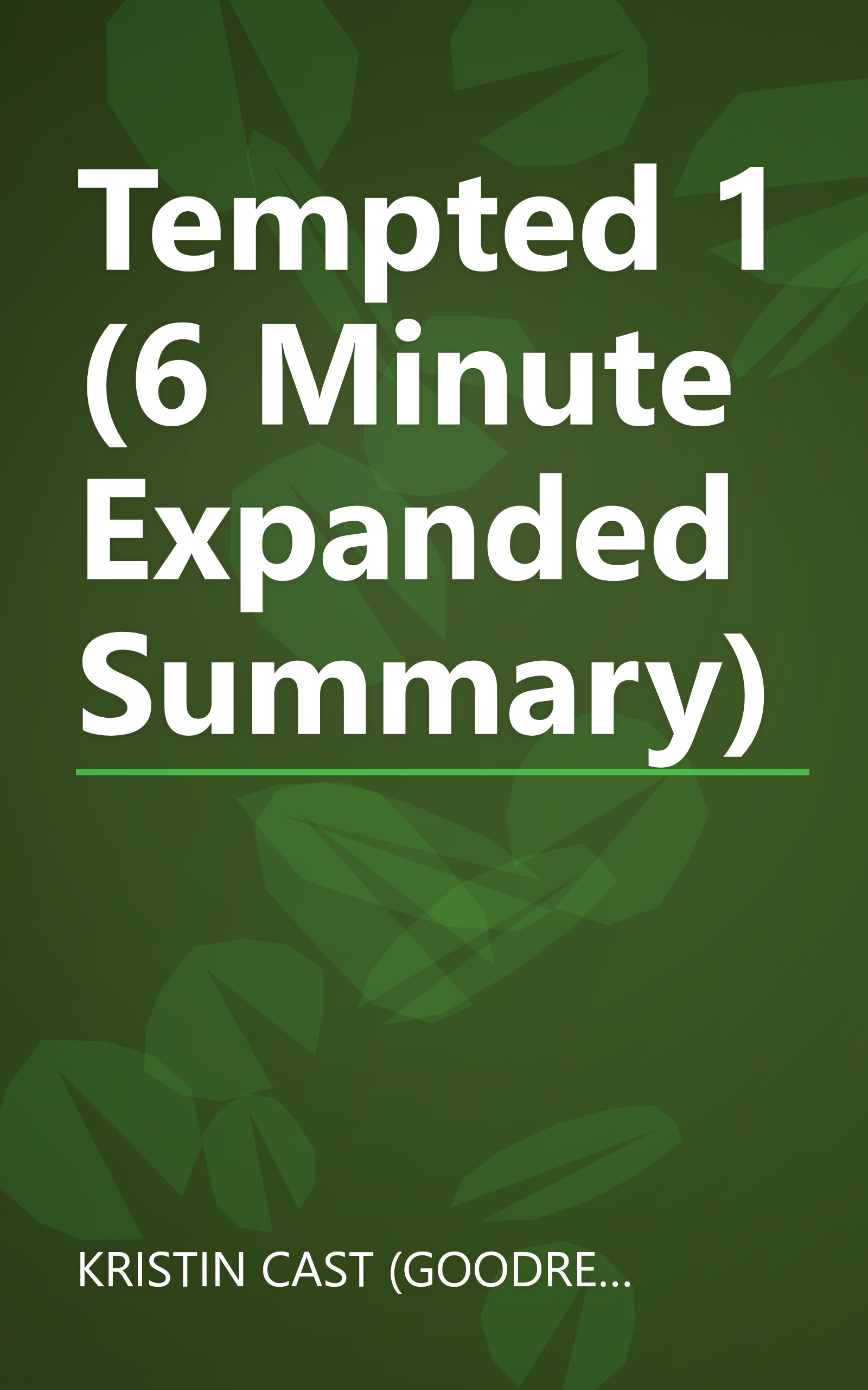 Tempted 1 (6 Minute   Expanded Summary) book cover