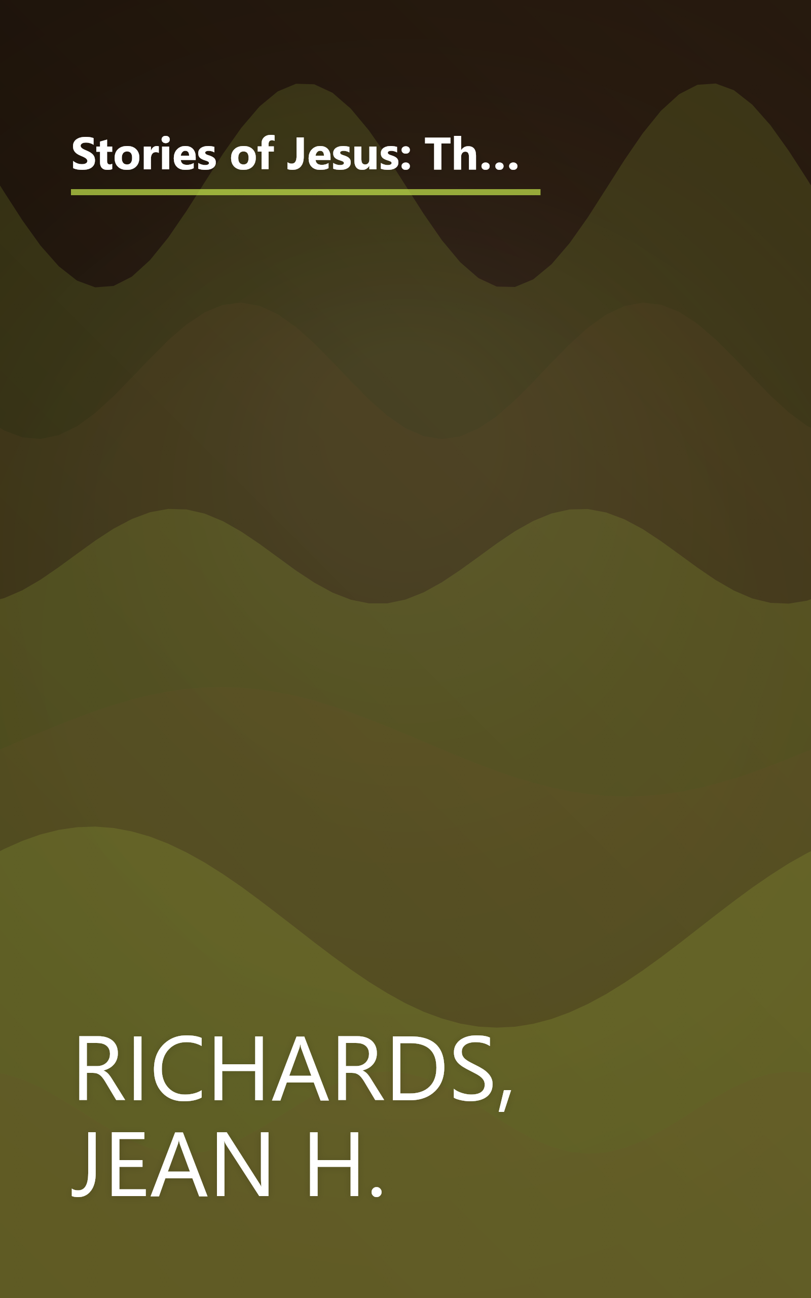 Stories of Jesus: The Boy in the Temple; Food for All; the Good Neighbor; Saved From the Storm; Children Were Always Welcome (Little Golden Book) book cover