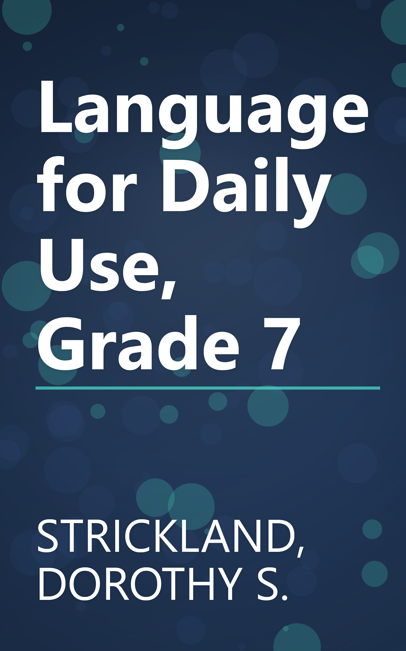 Language for Daily Use, Grade 7 book cover