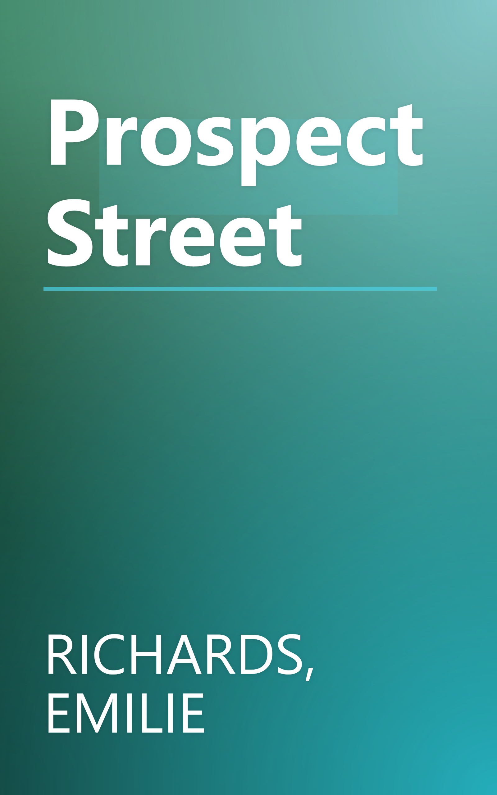 Prospect Street book cover