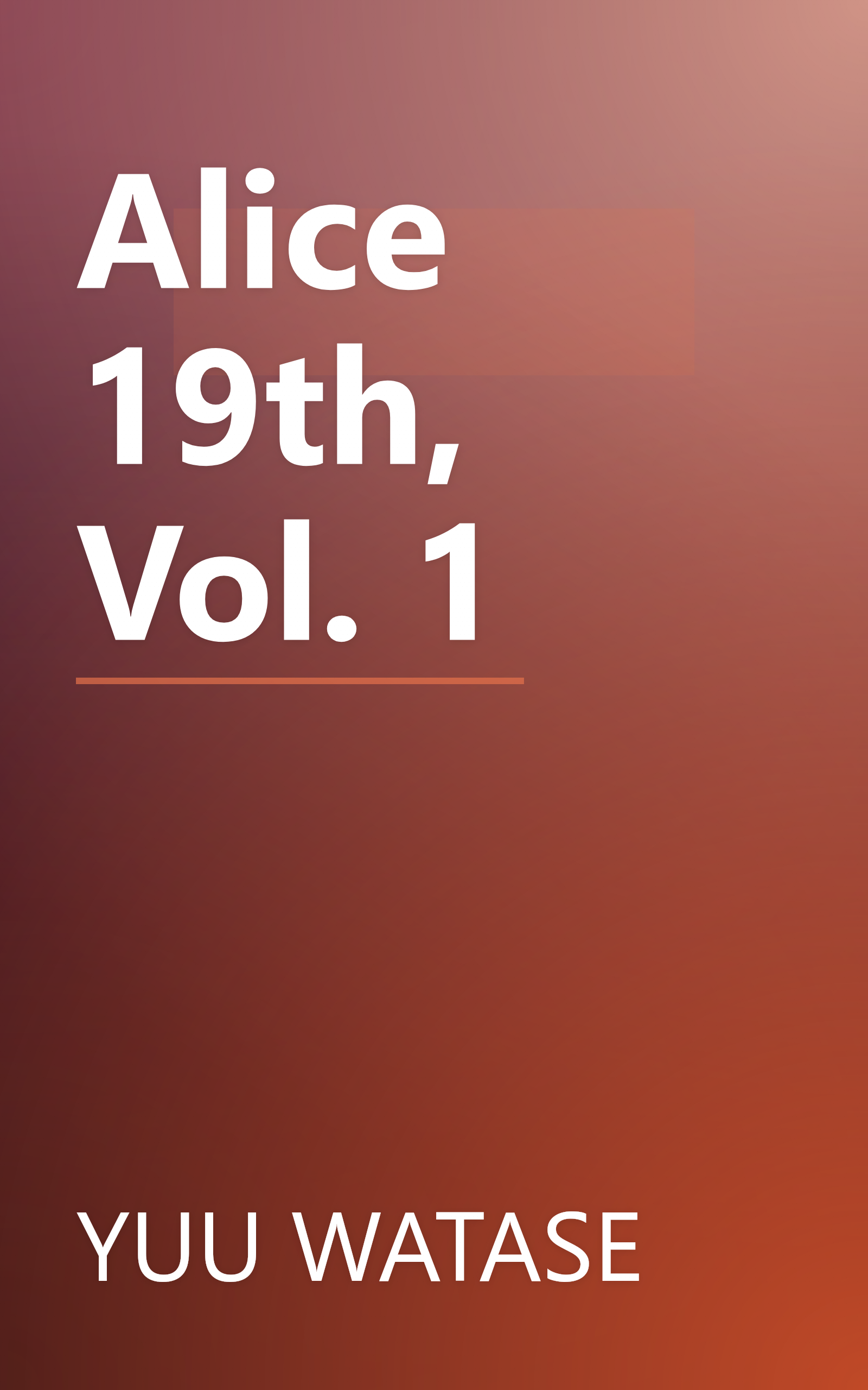 Alice 19th, Vol. 1 book cover