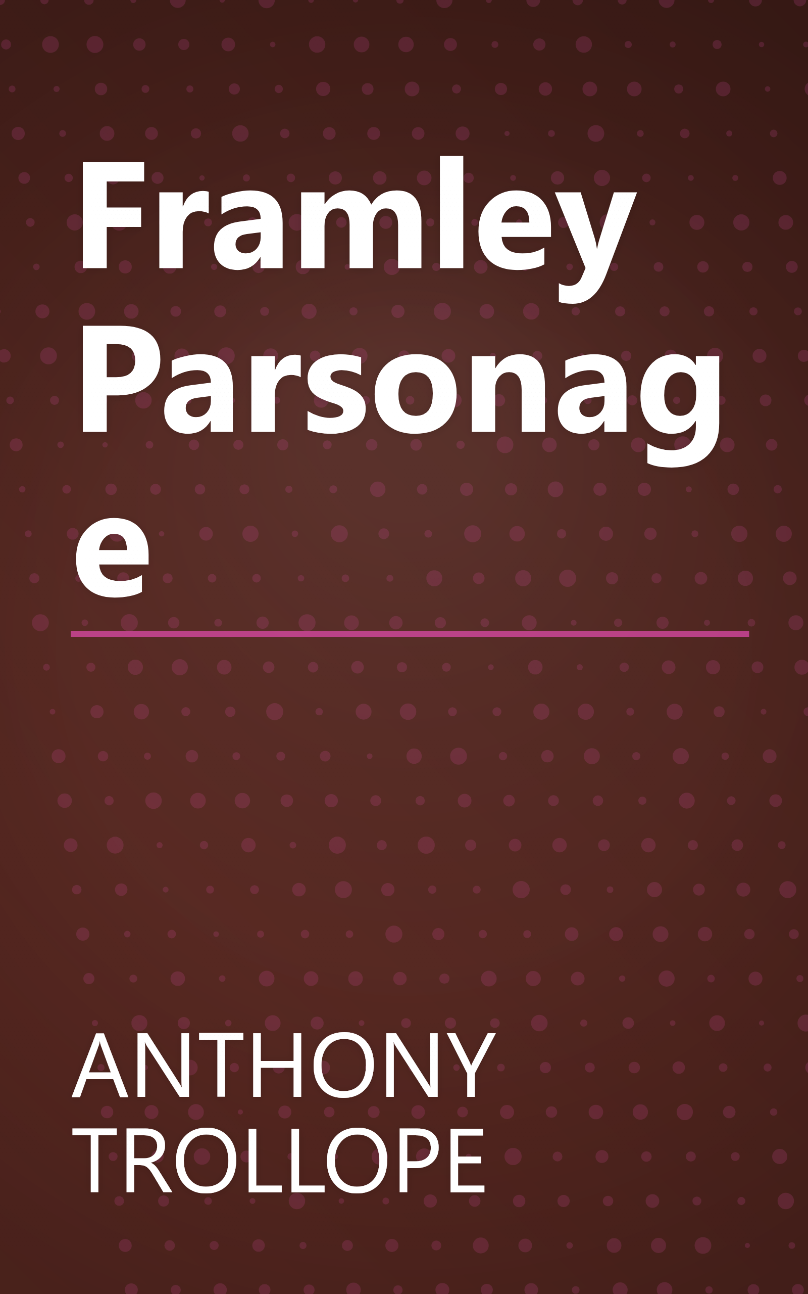 Framley Parsonage book cover