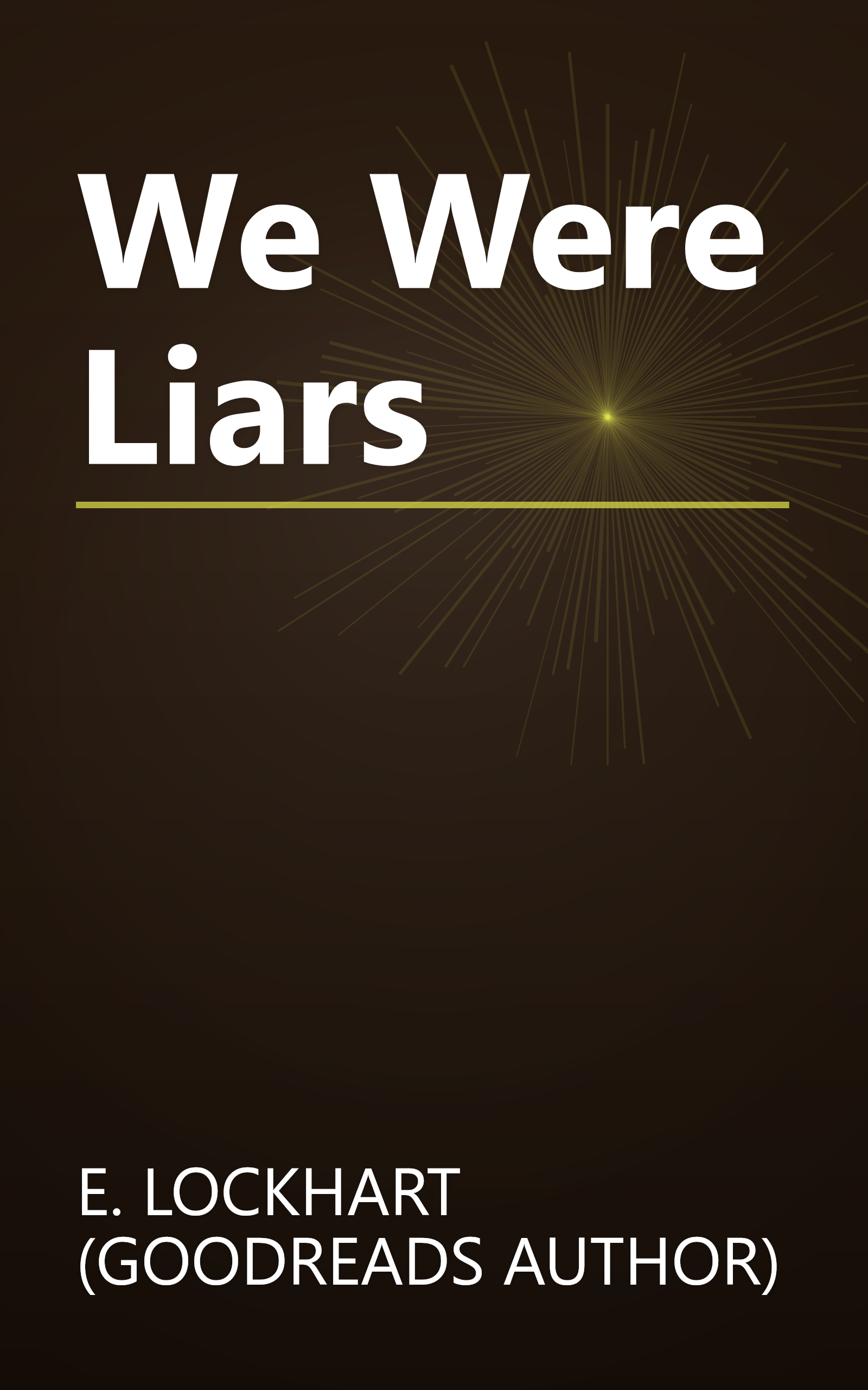We Were Liars book cover
