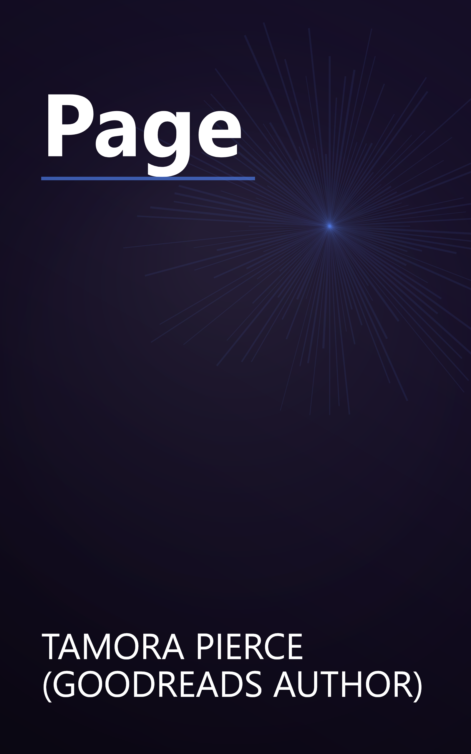 Page book cover