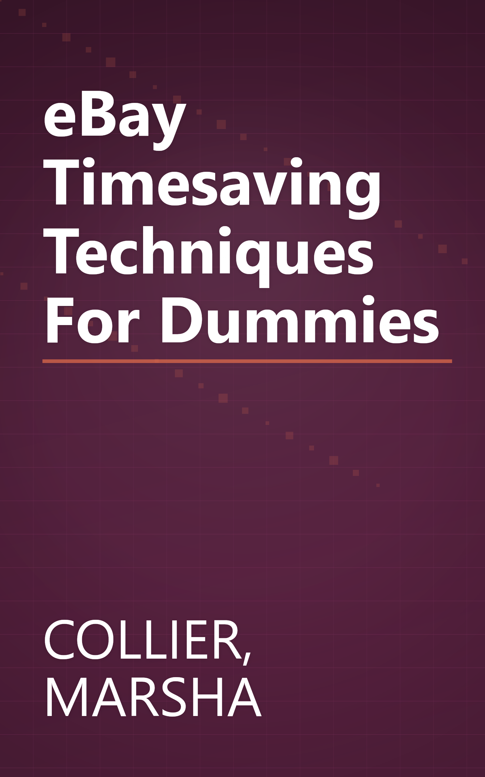 eBay Timesaving Techniques For Dummies book cover