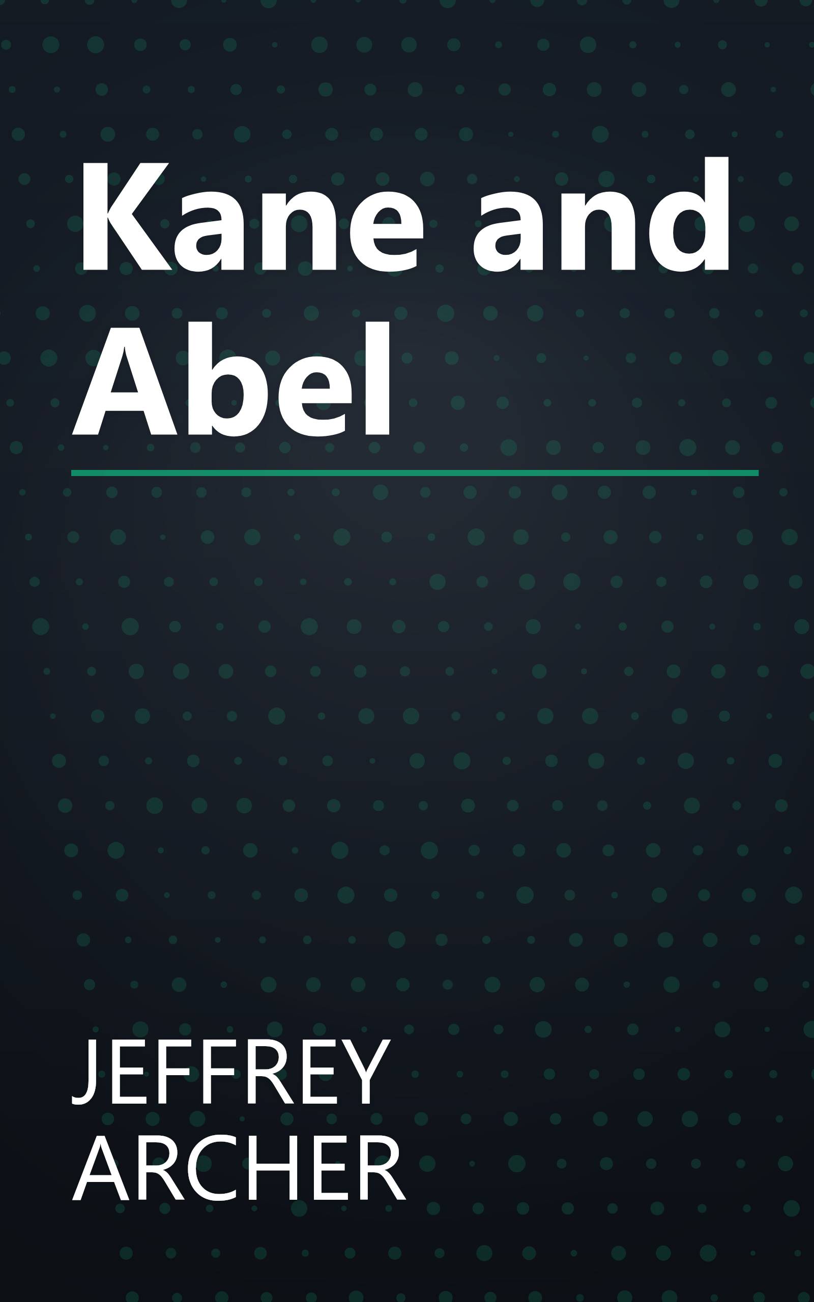 Kane and Abel book cover