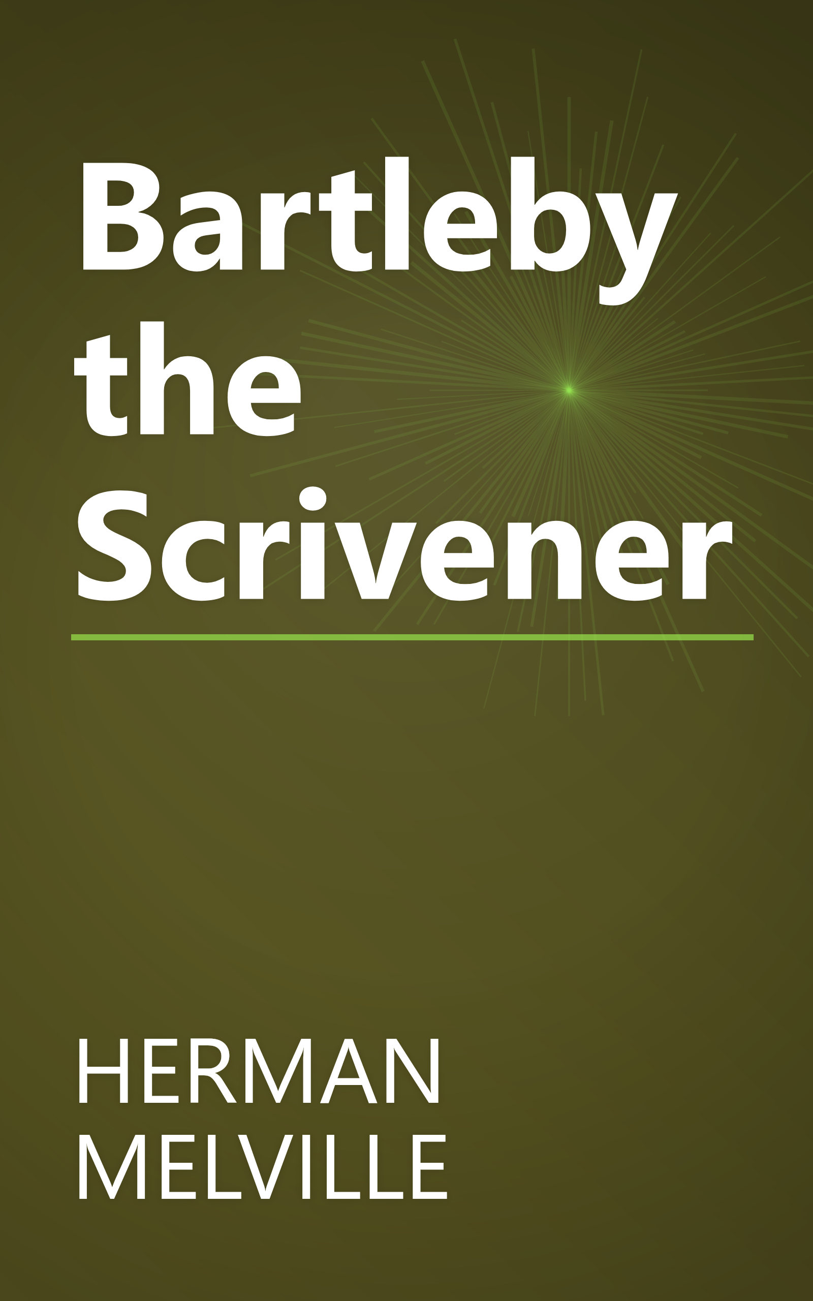 Bartleby the Scrivener book cover