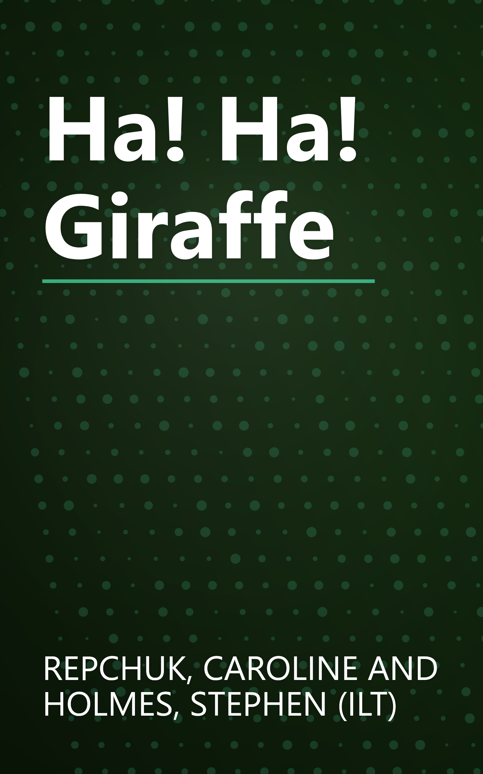 Ha! Ha! Giraffe book cover