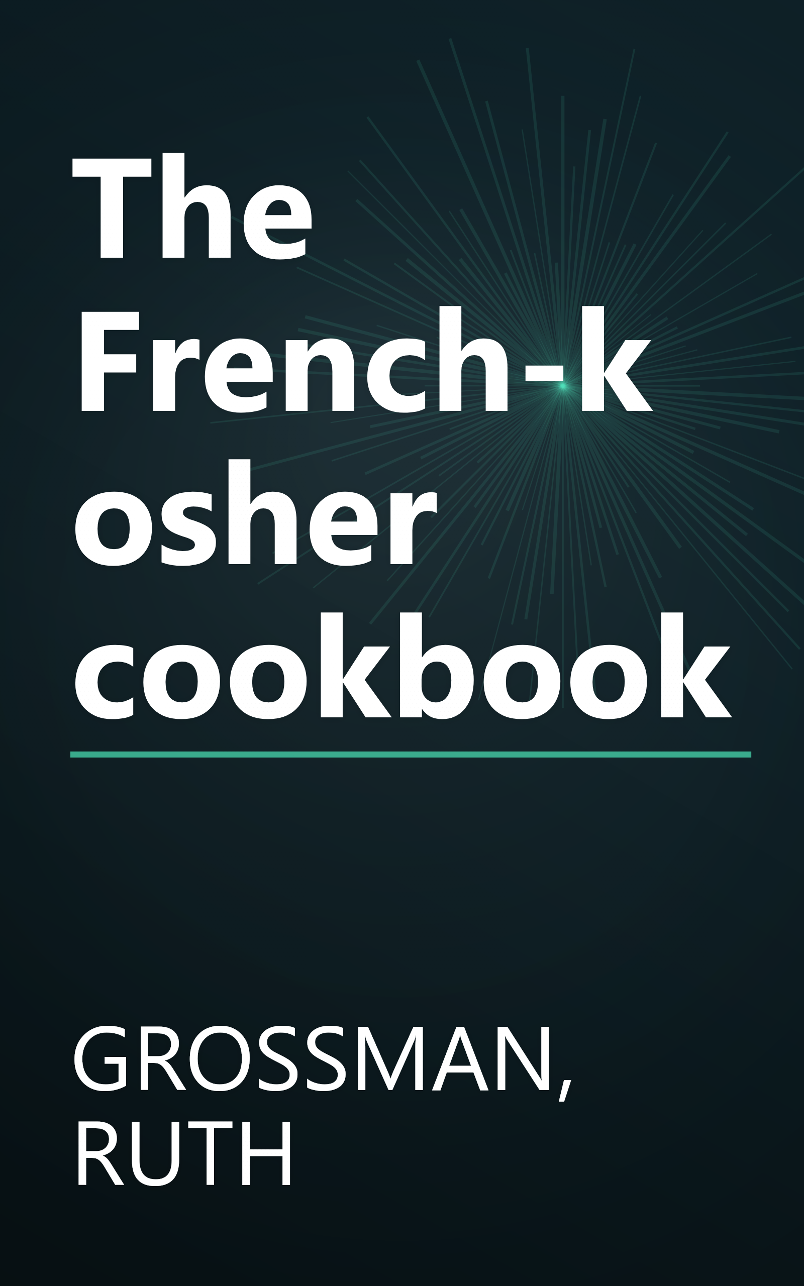 The French-kosher cookbook book cover