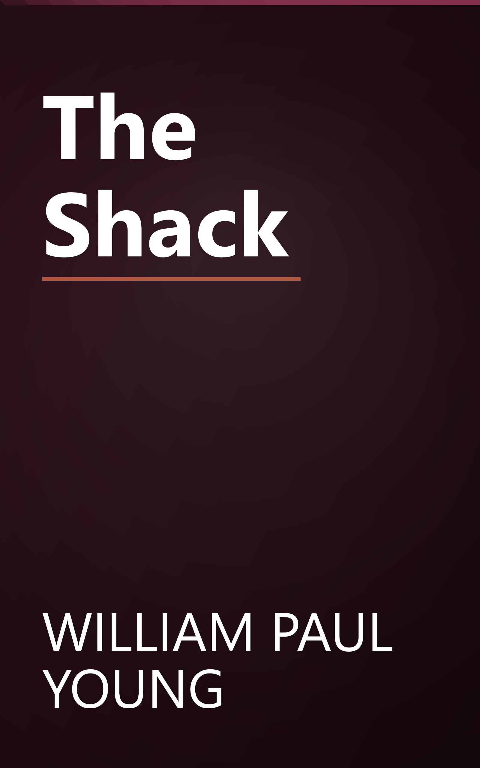 The Shack book cover