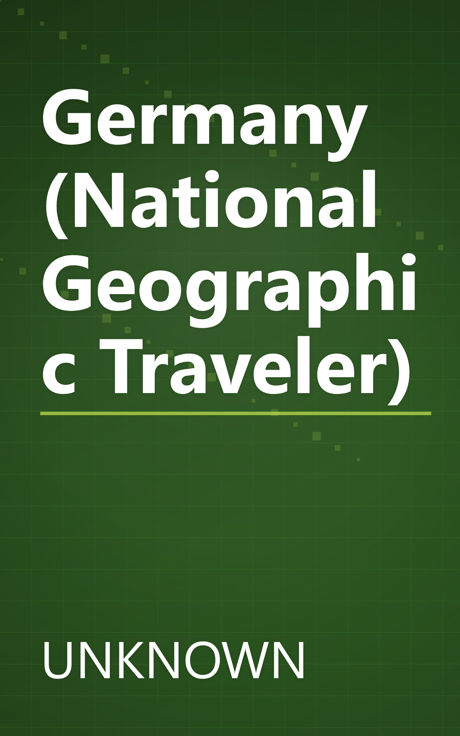 Germany (National Geographic Traveler) book cover