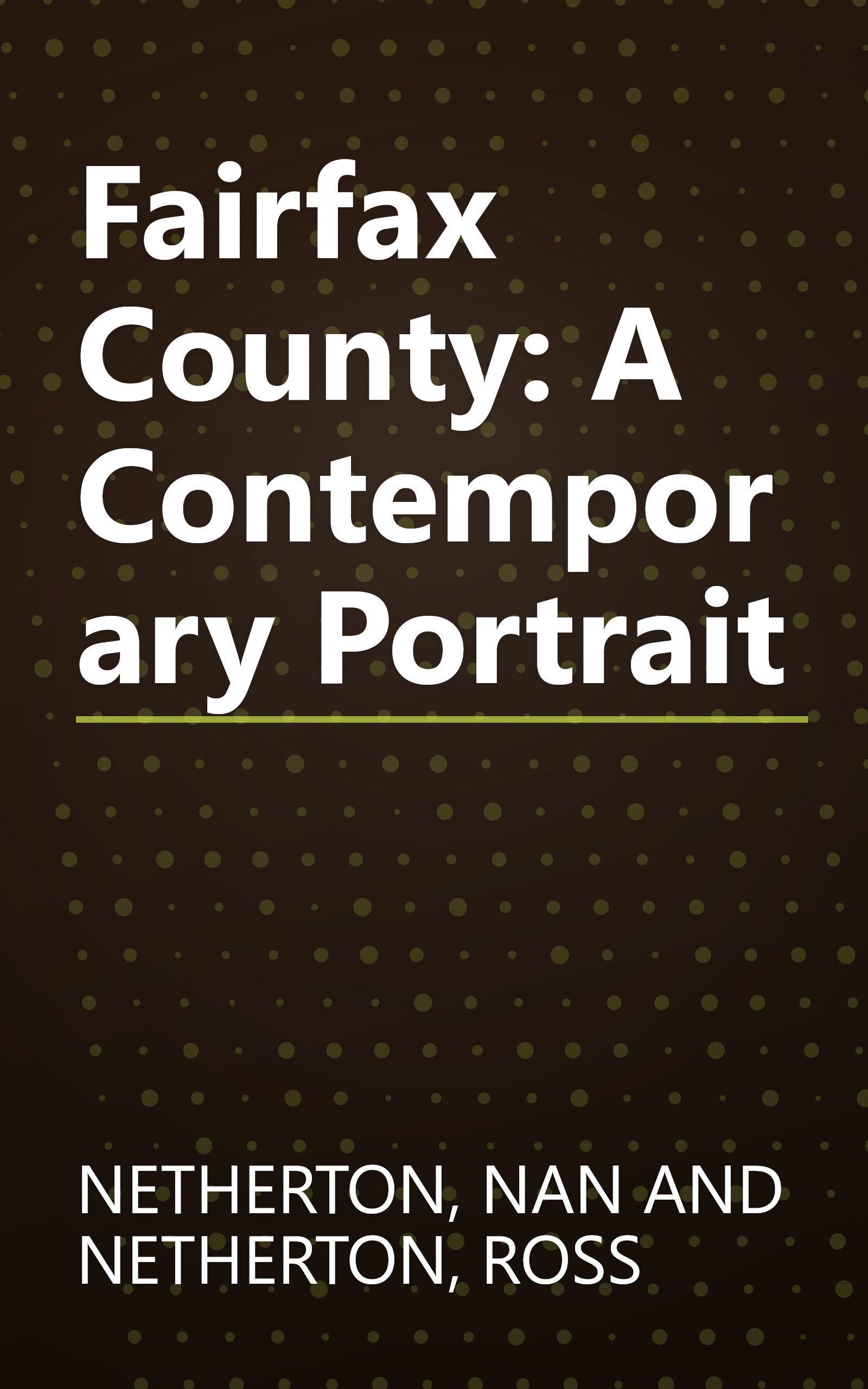 Fairfax County: A Contemporary Portrait book cover